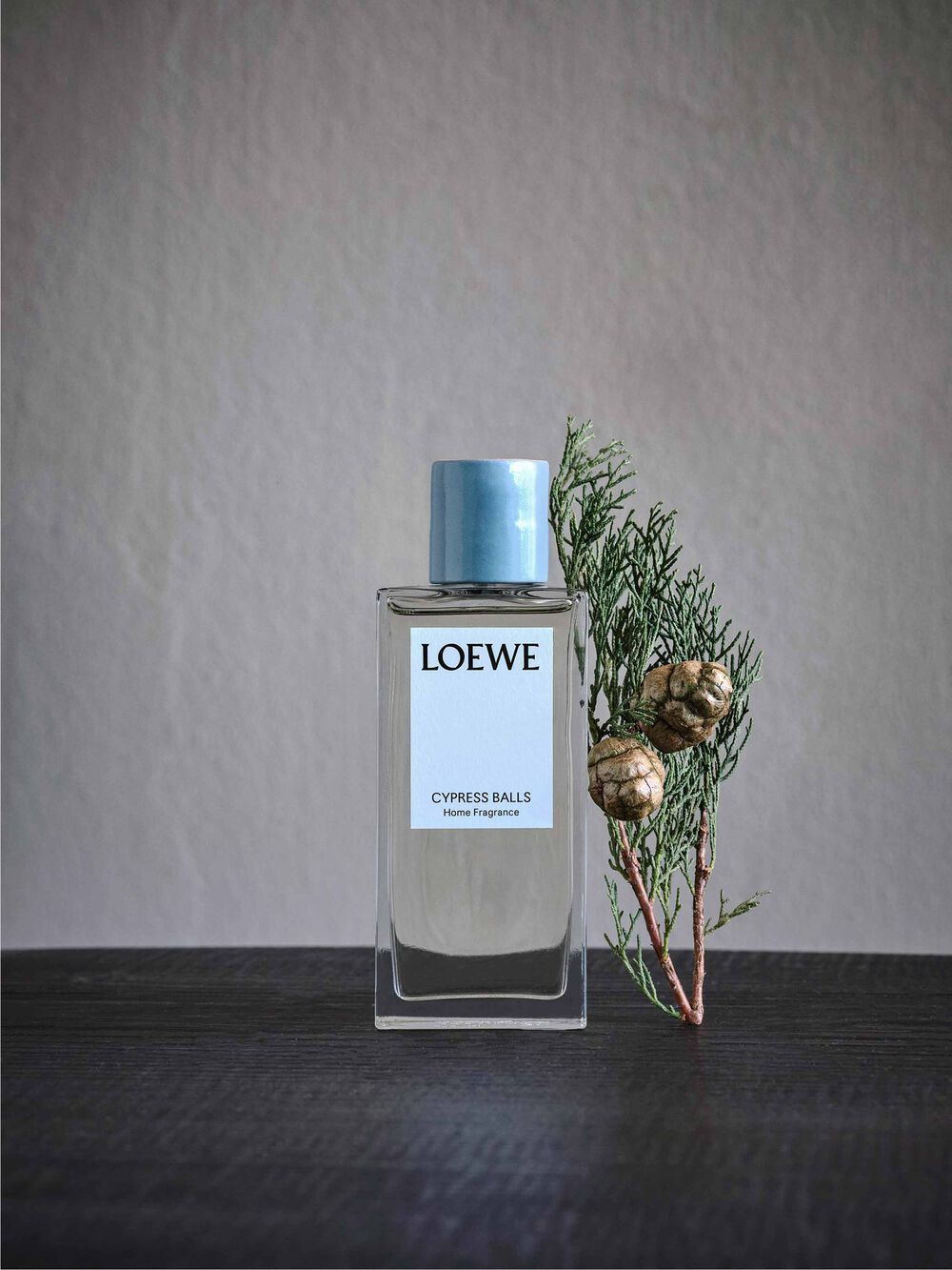 Medium Cypress Balls candle Baby Blue - LOEWE