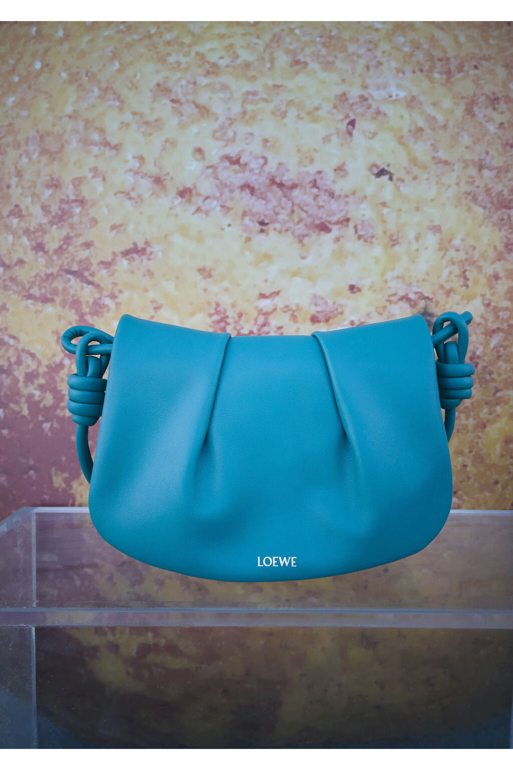 Bandolera LOEWE en piel de ternera Gris Perlado - LOEWE