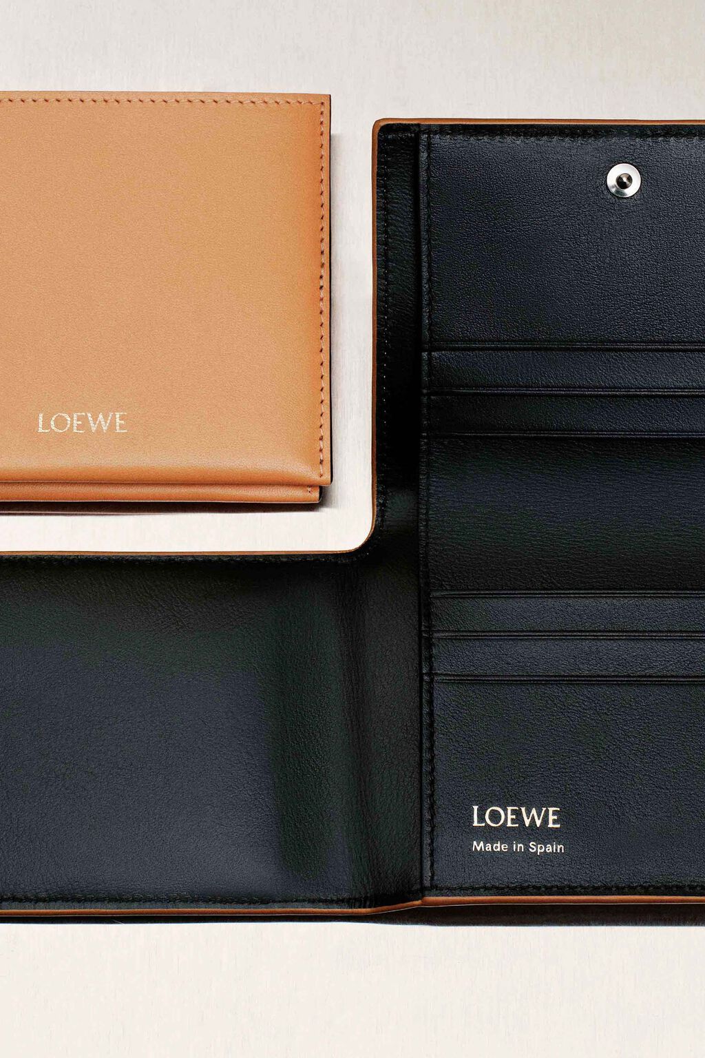 Flower box in calfskin Tan/Blue - LOEWE