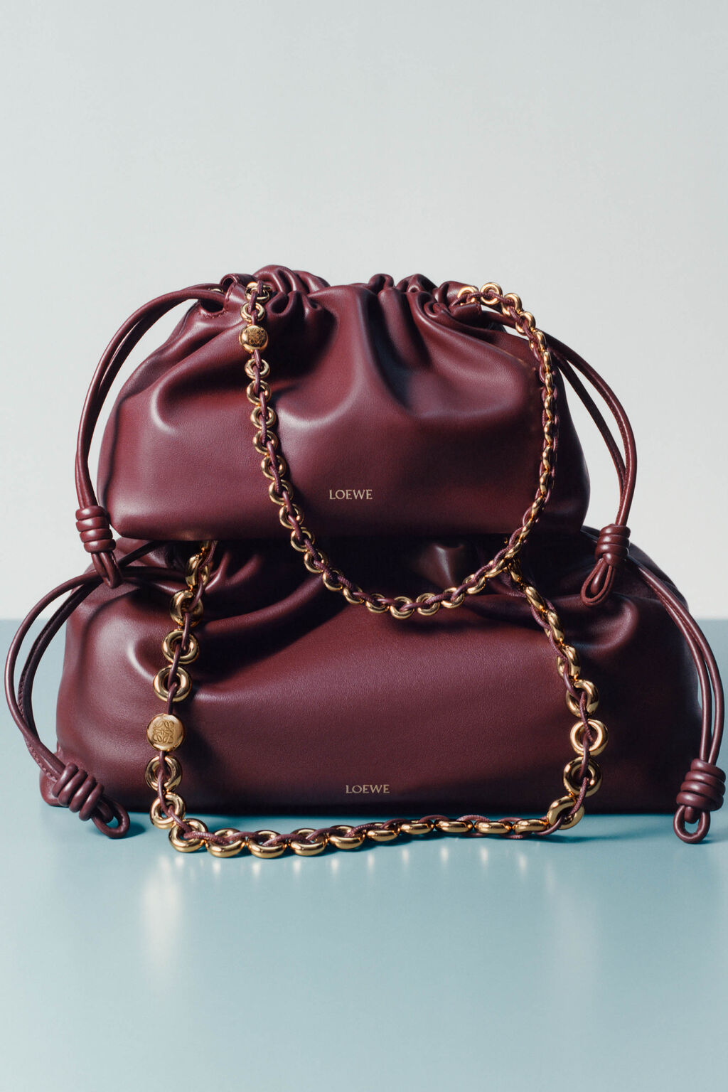 Hamster Amazona 44 bag in nappa calfskin Havana - LOEWE