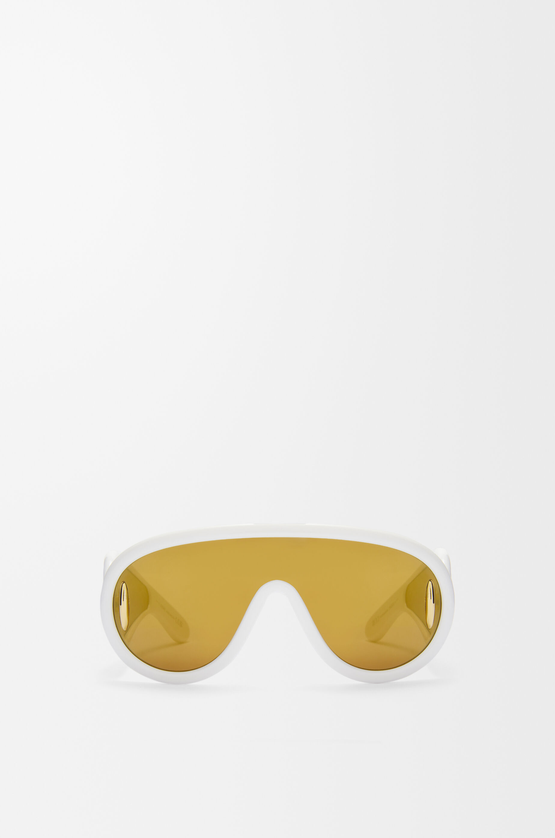 Wave mask sunglasses Ivory - LOEWE