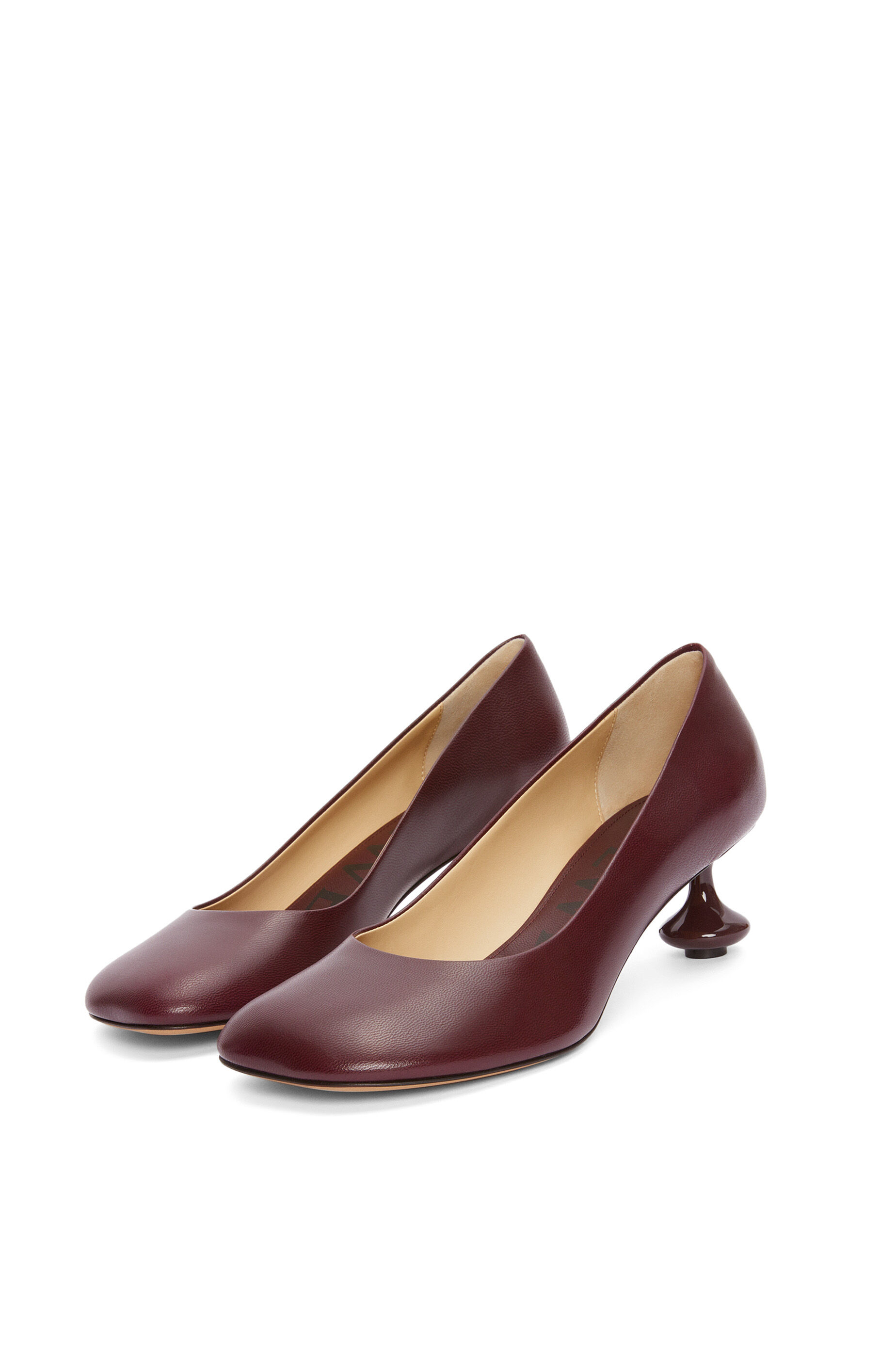 Toy pump in goatskin Burgundy - LOEWE