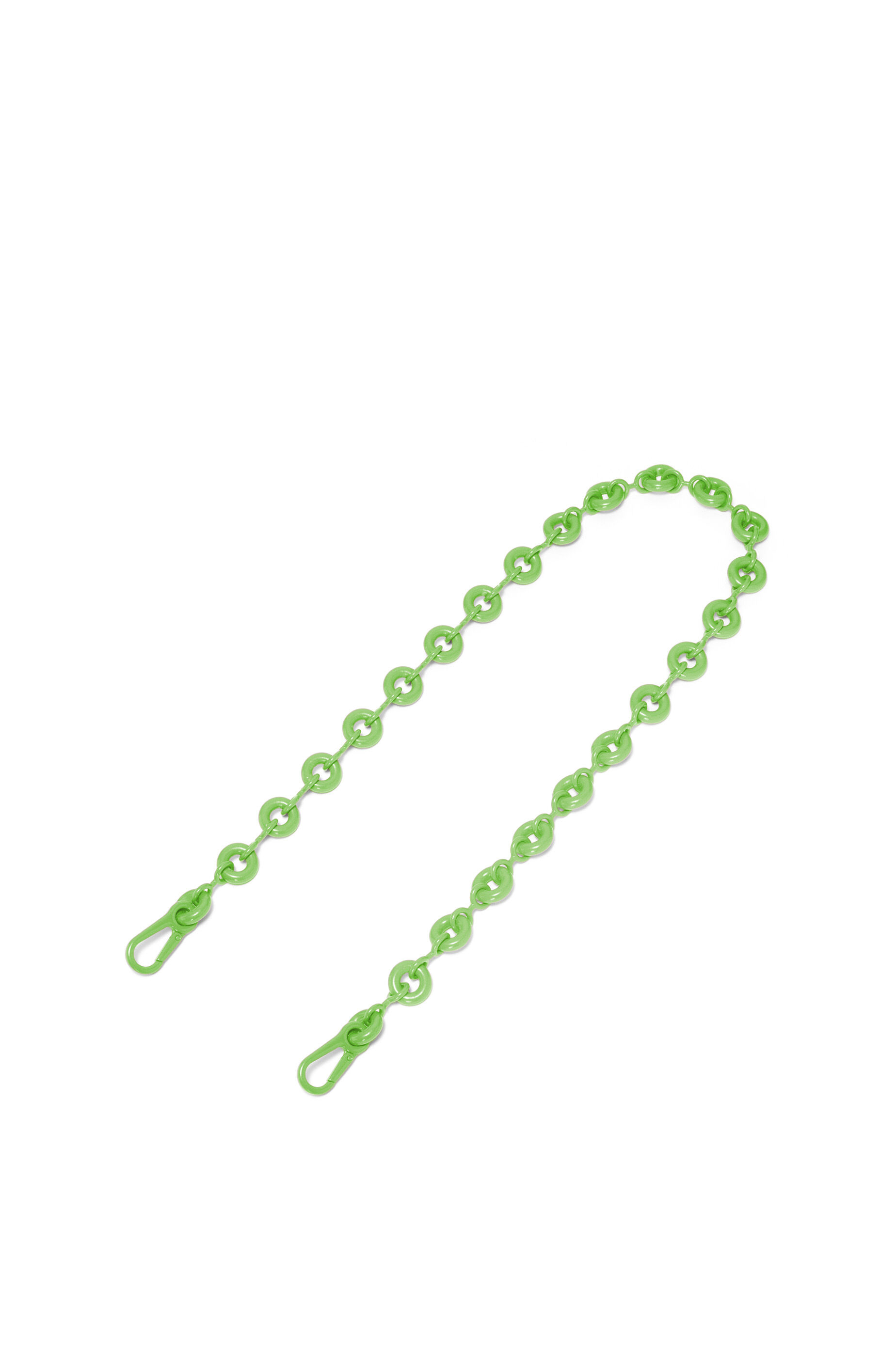 Donut chain in brass Pea Green Glaze - LOEWE