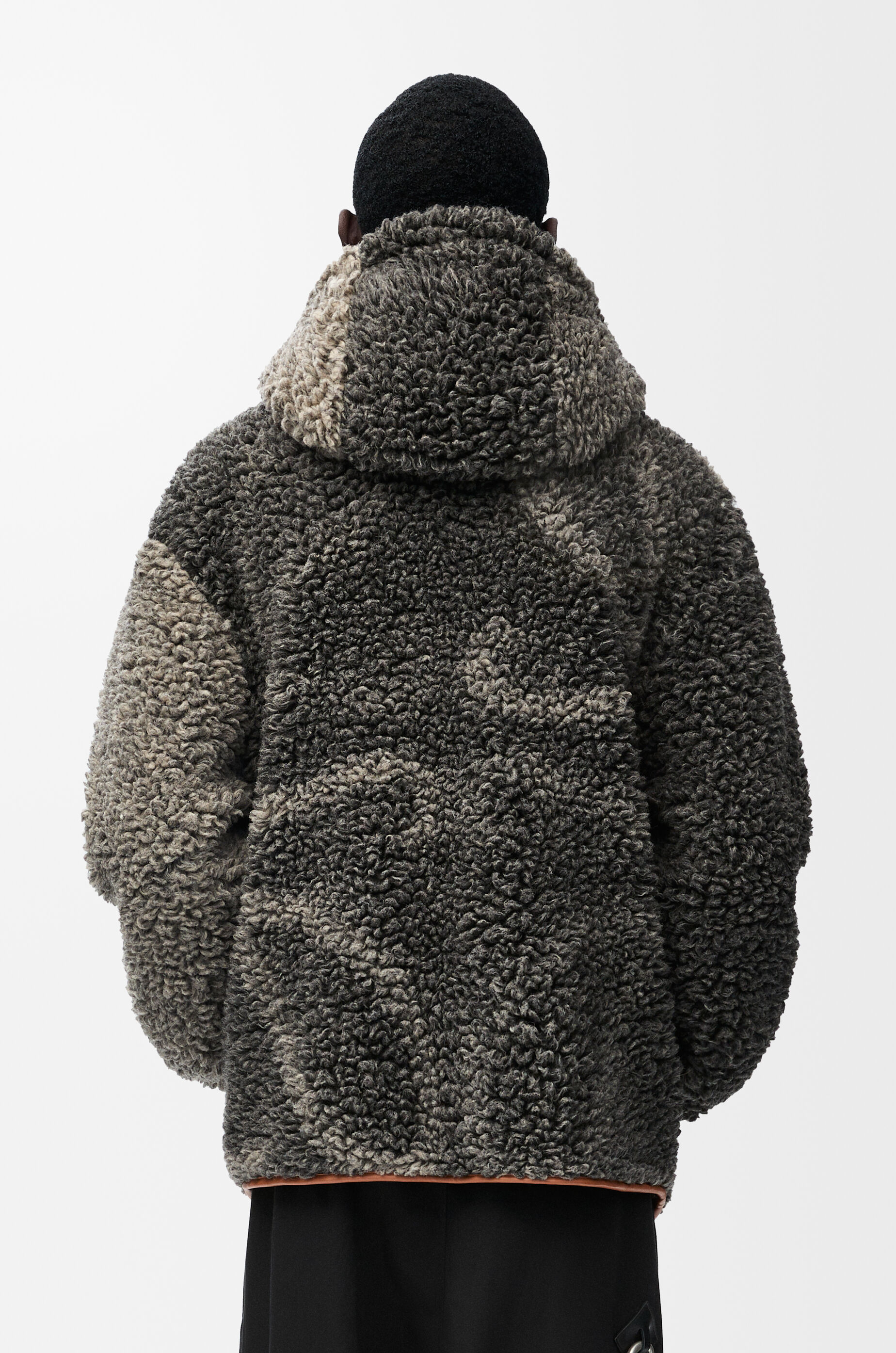 フーデッド ジャケット(ウールブレンド) グレー - LOEWE フーデッド ジャケット(ウールブレンド) グレー - LOEWE