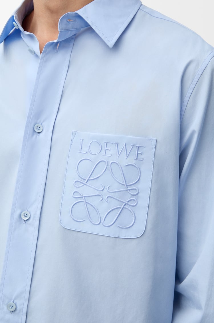 Shirt in cotton Blue - LOEWE