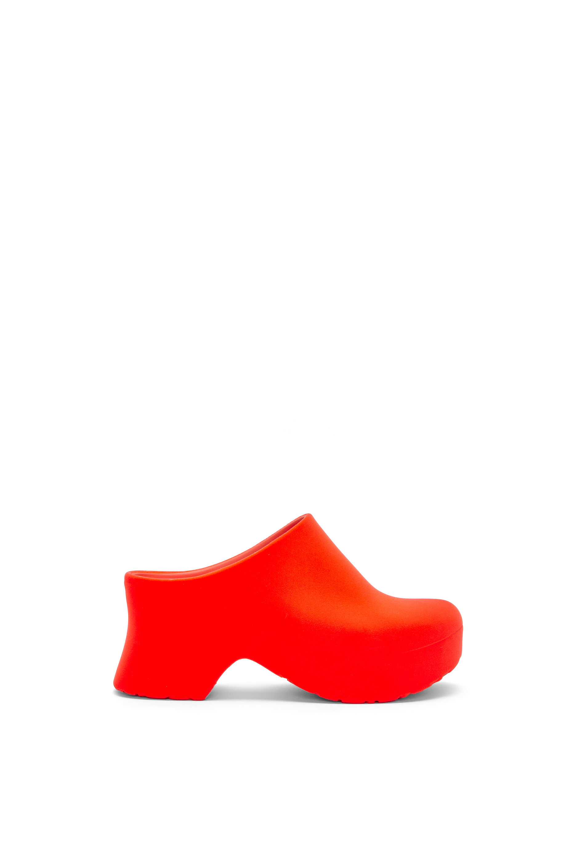 Terra Foam clog in flocked rubber Black - LOEWE