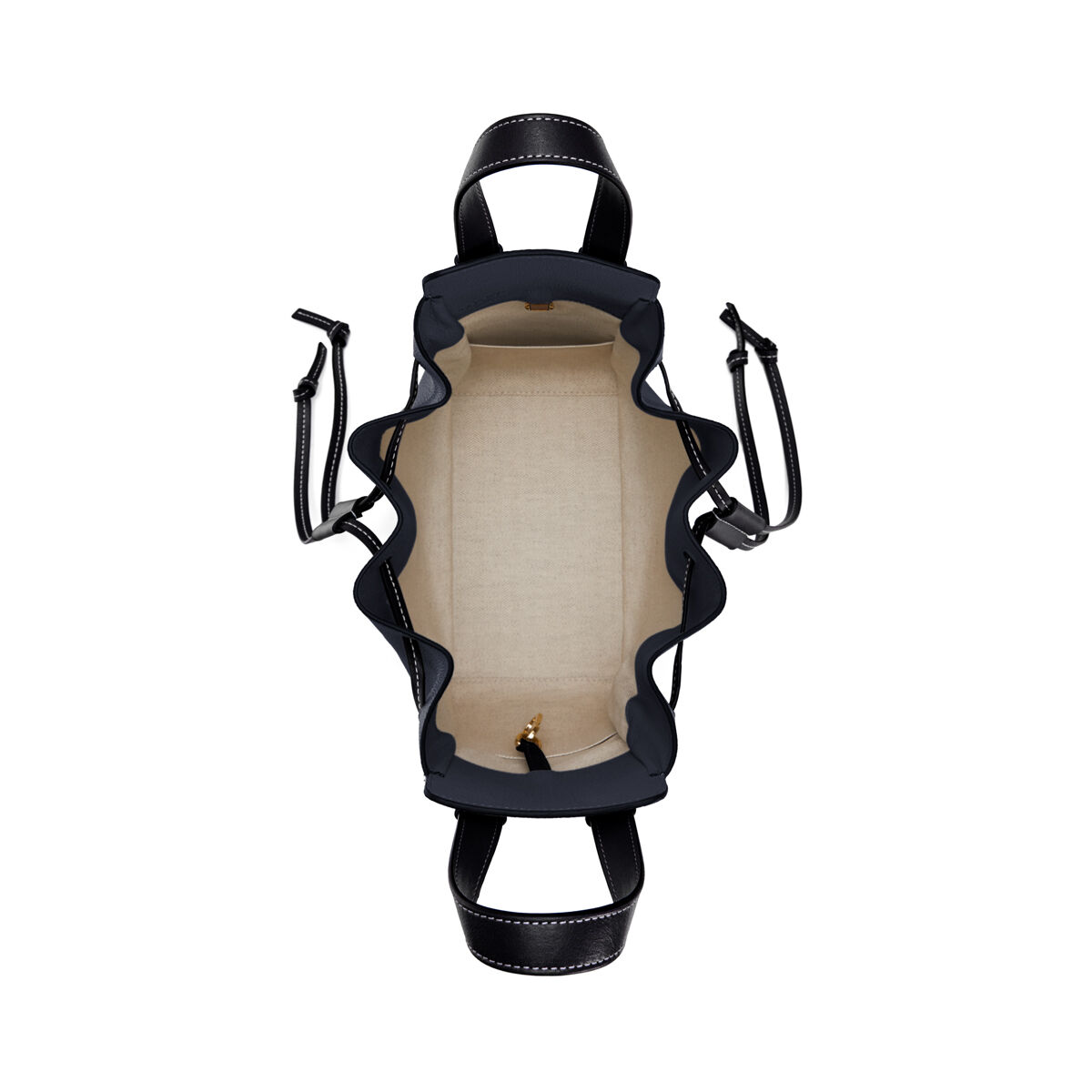 Hammock Drawstring Small Bag Midnight Blue/Black - LOEWE