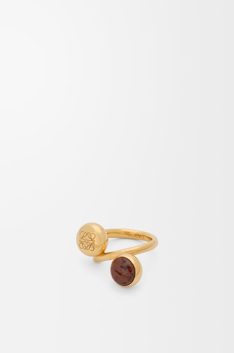 Anagram Pebble ring Gold - LOEWE
