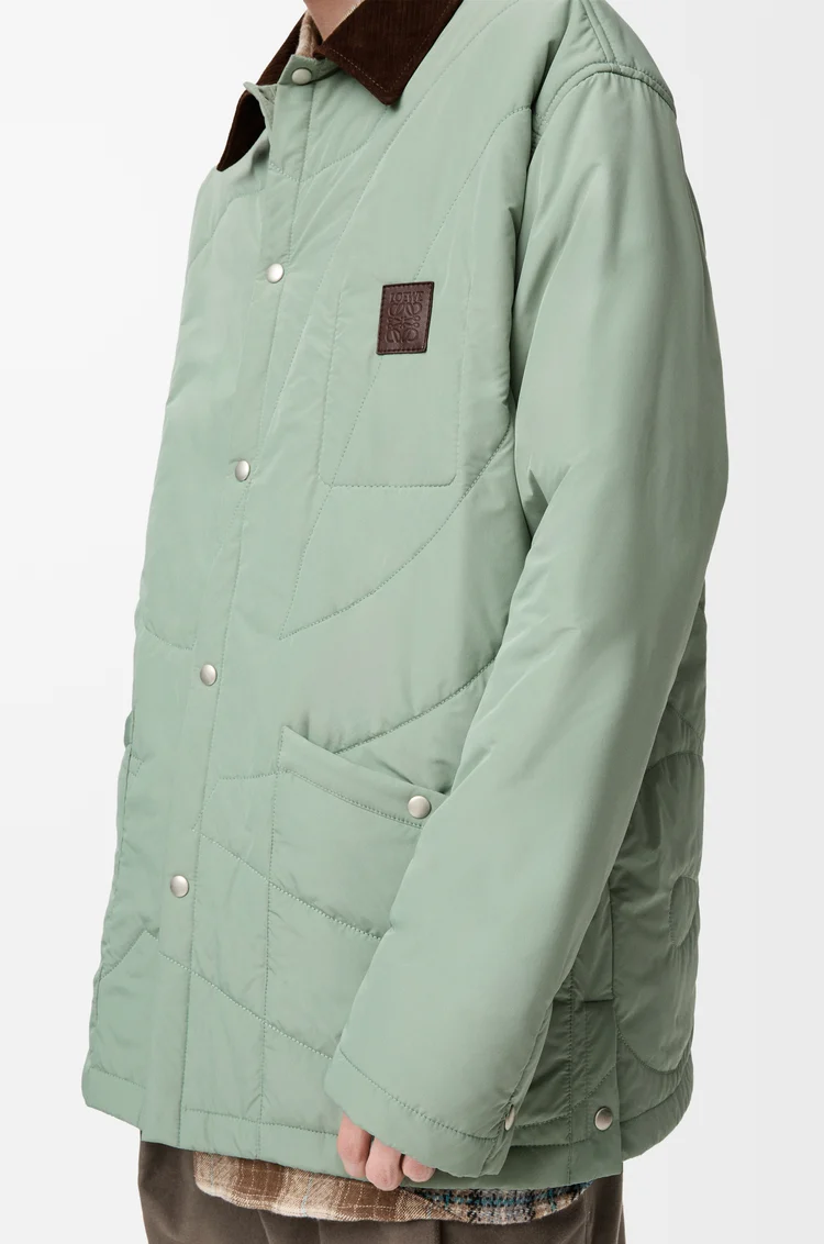 Surchemise matelassée en tissu technique Bleu - LOEWE International ...