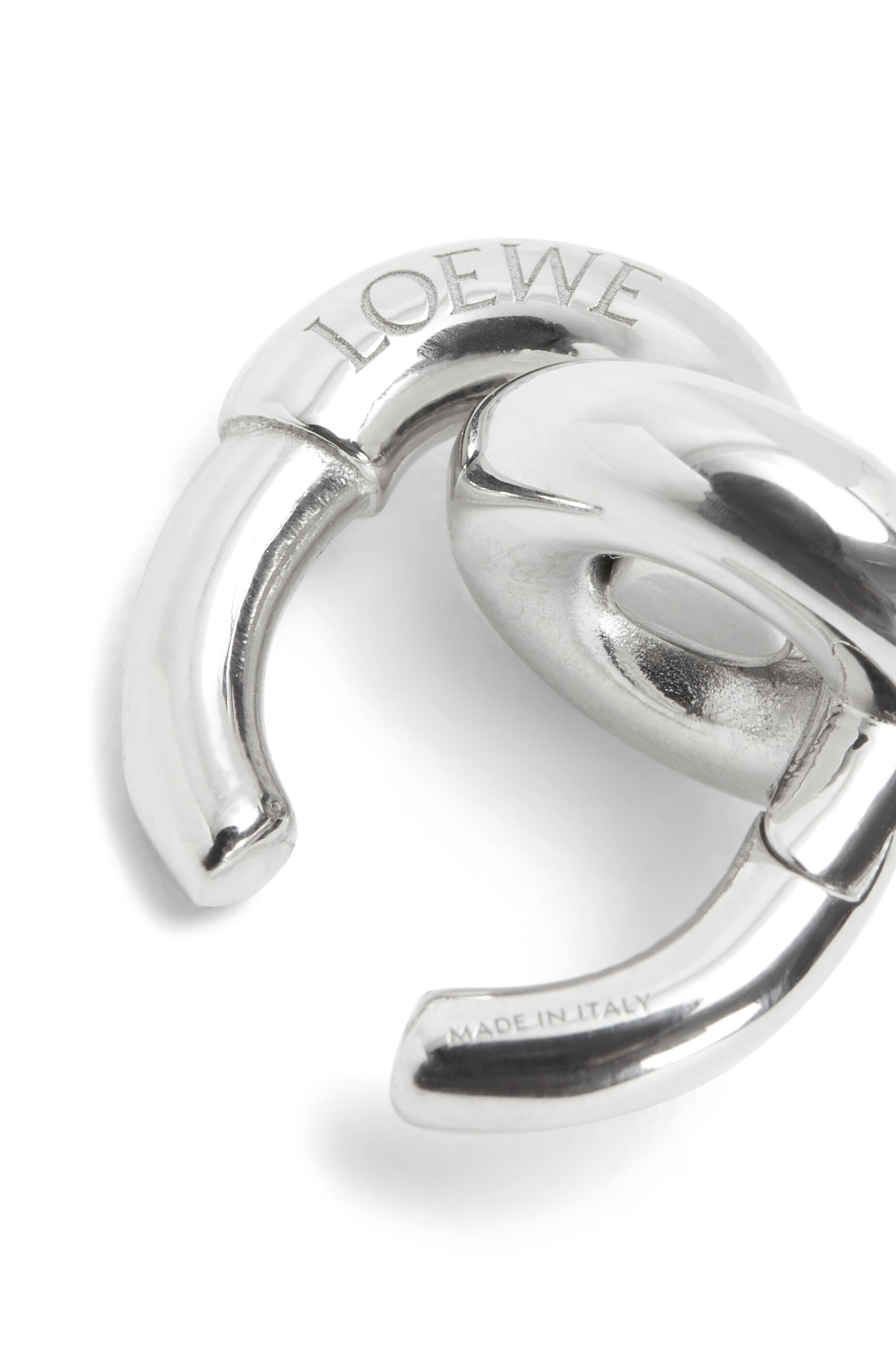 Ear cuff Donut Link en plata de ley Plata - LOEWE