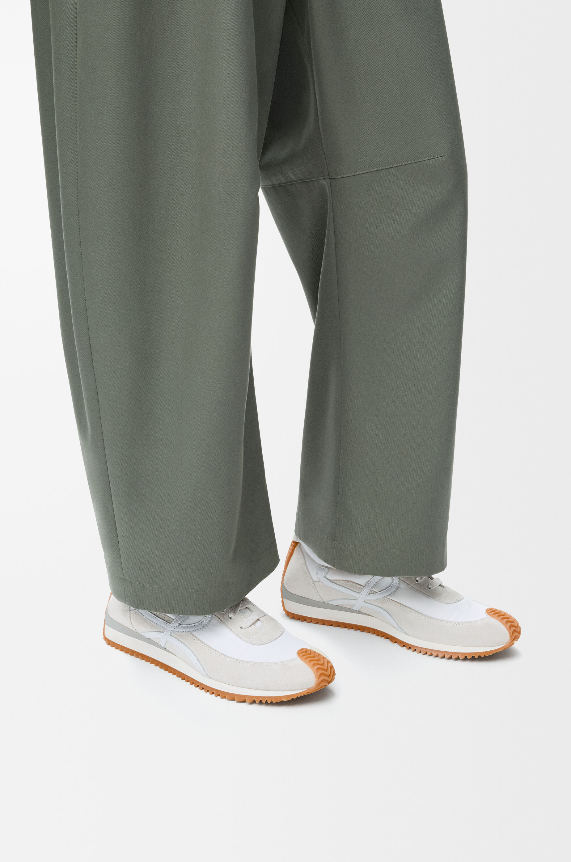 Flow Runner in nylon and suede White - LOEWE