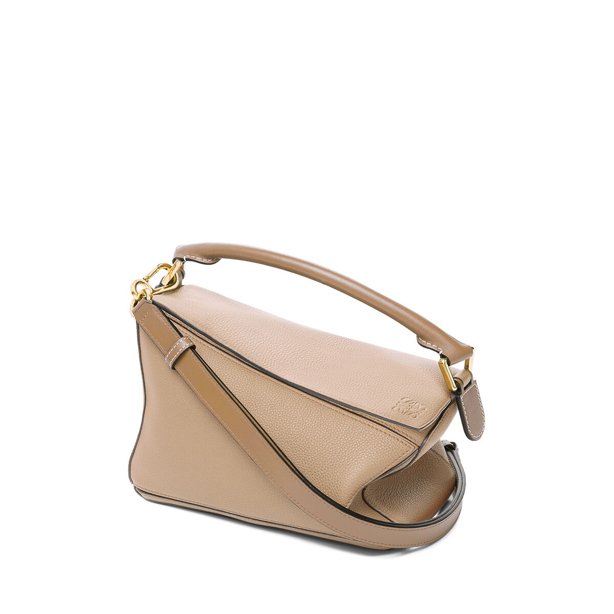 Puzzle Small Bag Sand/Mink Color - LOEWE