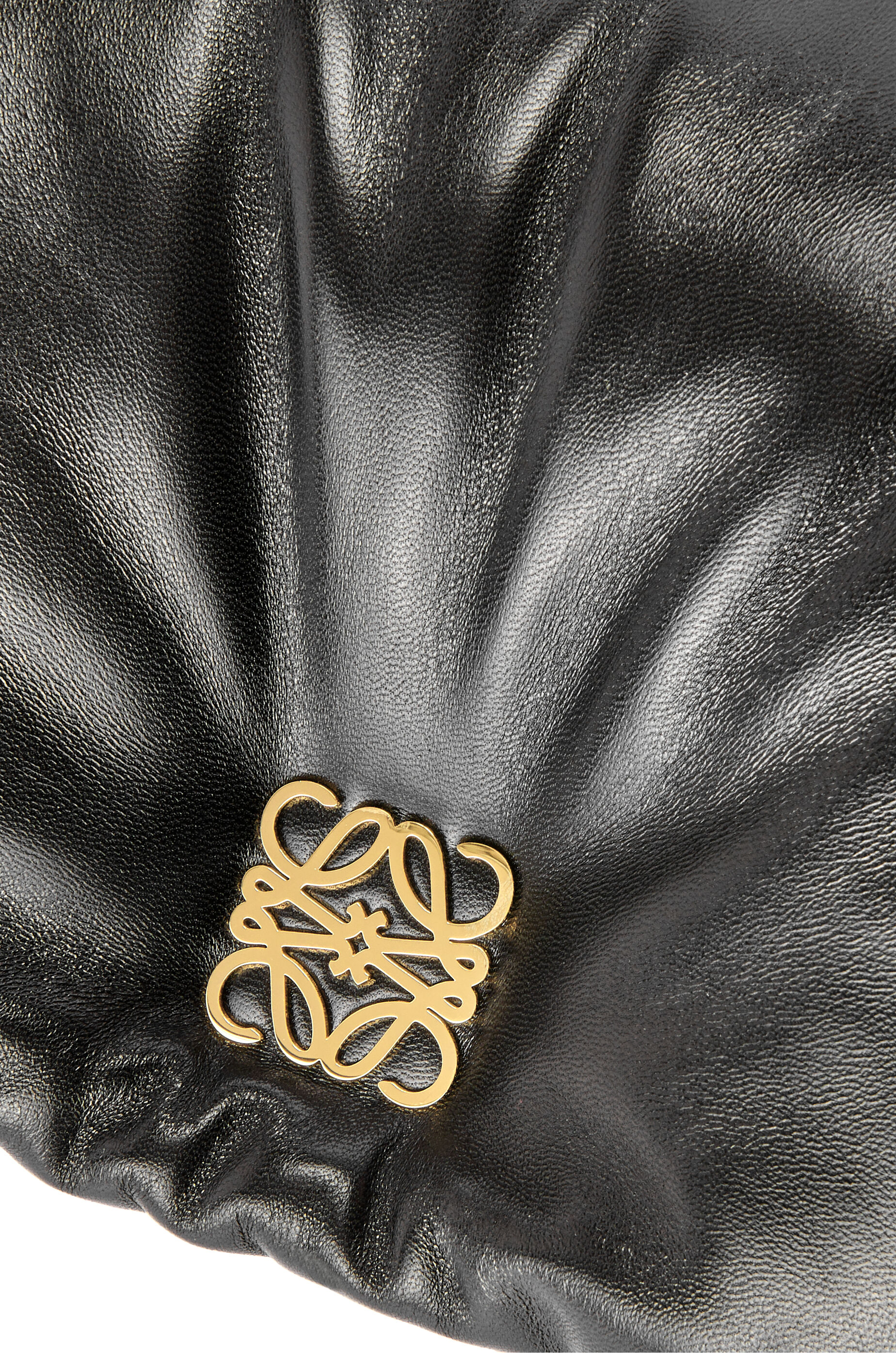 Puffer Goya bag in shiny nappa lambskin Black - LOEWE