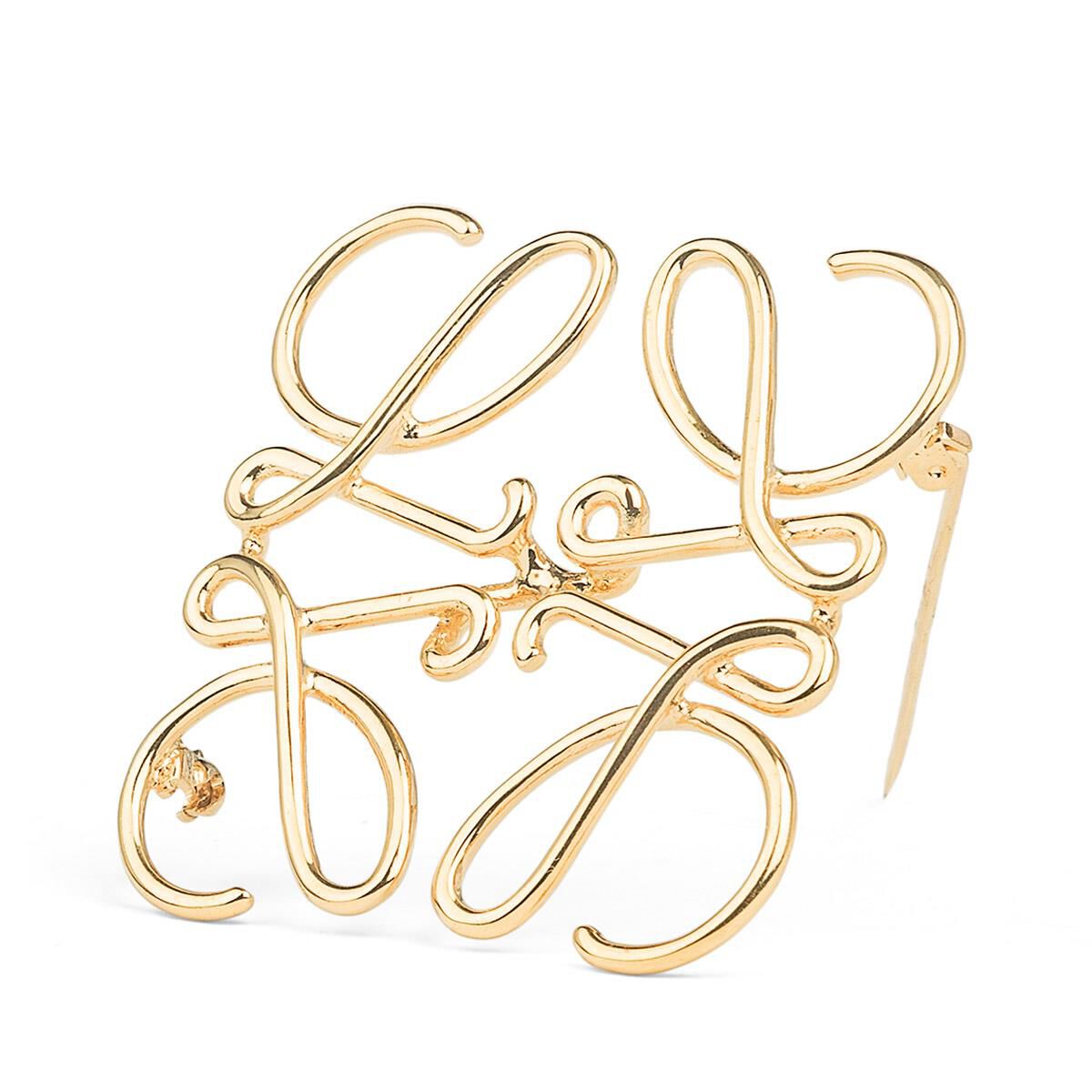 Anagram Brooch Gold - LOEWE