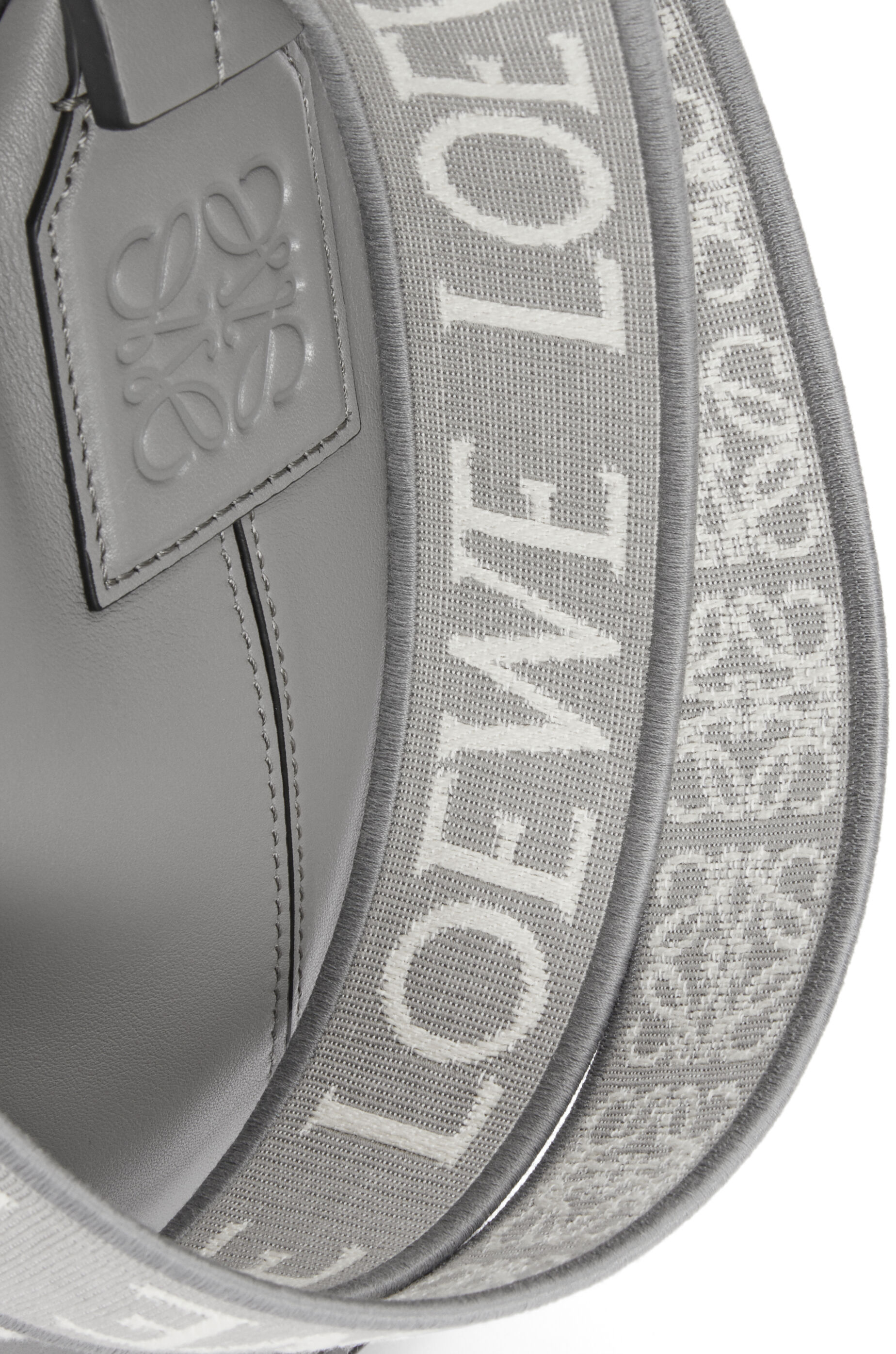 Small Cubi Crossbody bag in supple smooth calfskin and jacquard Asphalt ...