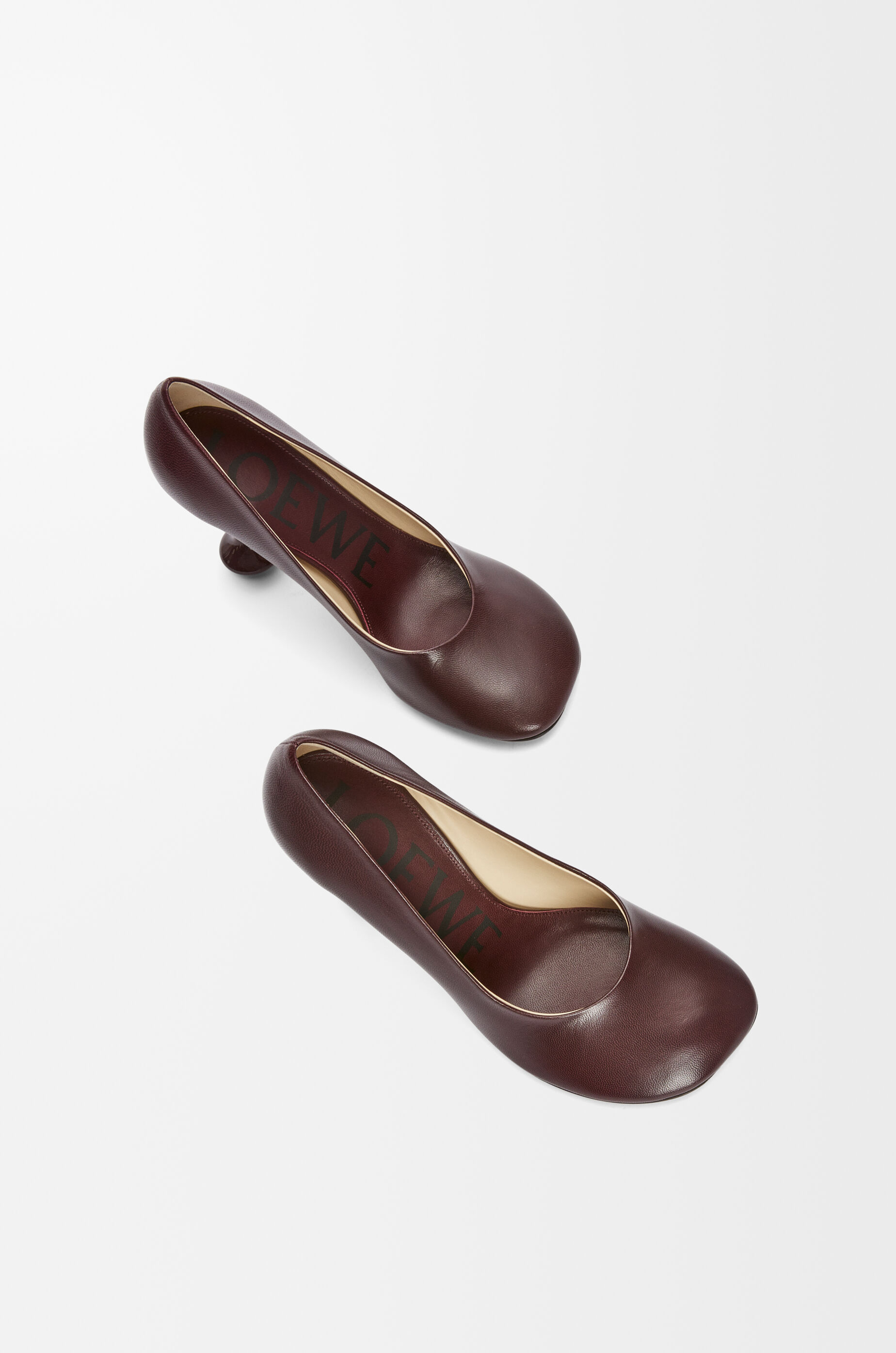 Toy pump in goatskin Burgundy - LOEWE