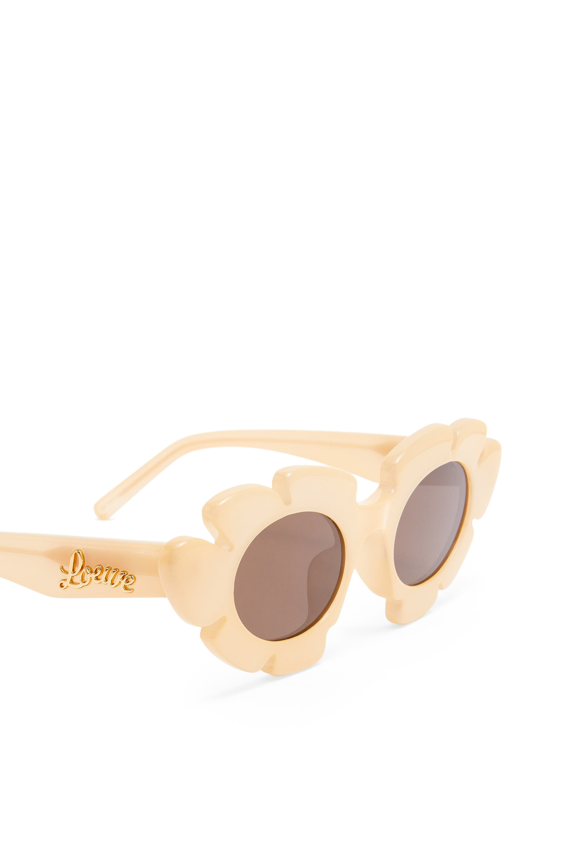 Flower sunglasses in injected nylon Beige - LOEWE