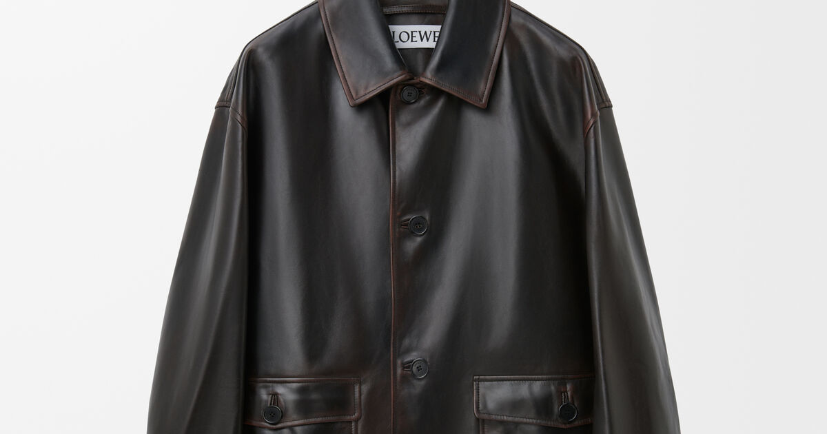 Luxury leather clothing and jackets · LOEWE men - LOEWE