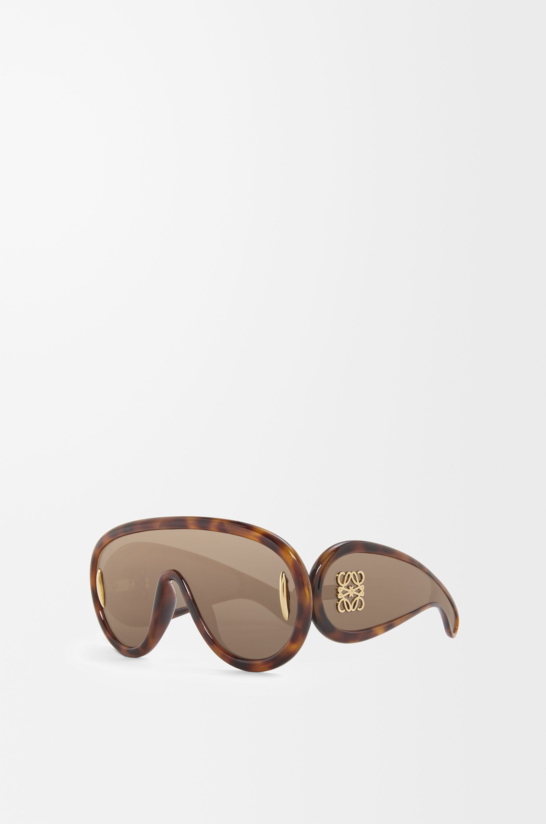 Wave mask sunglasses Havana - LOEWE