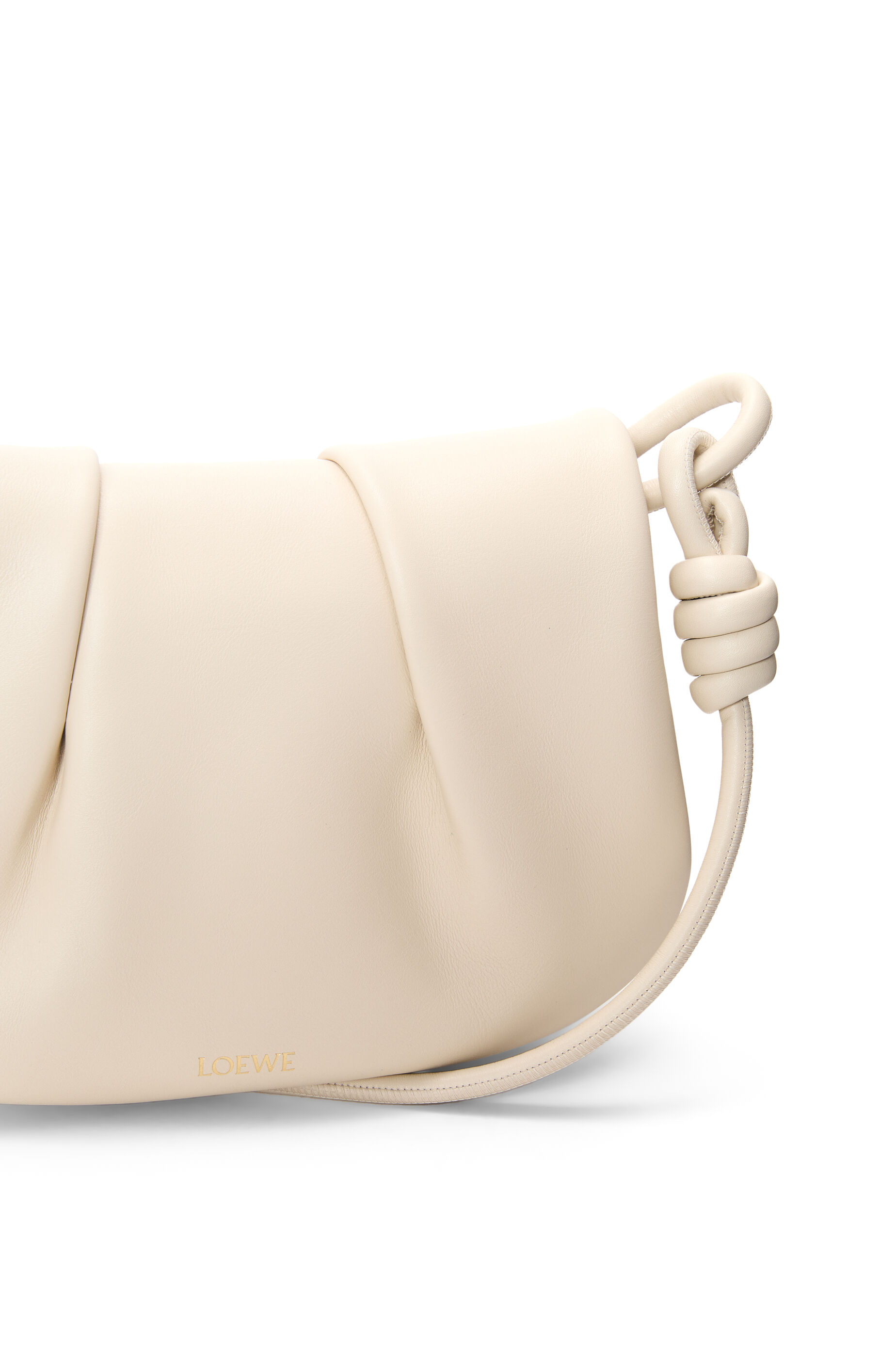 Paseo satchel in shiny nappa calfskin Angora - LOEWE