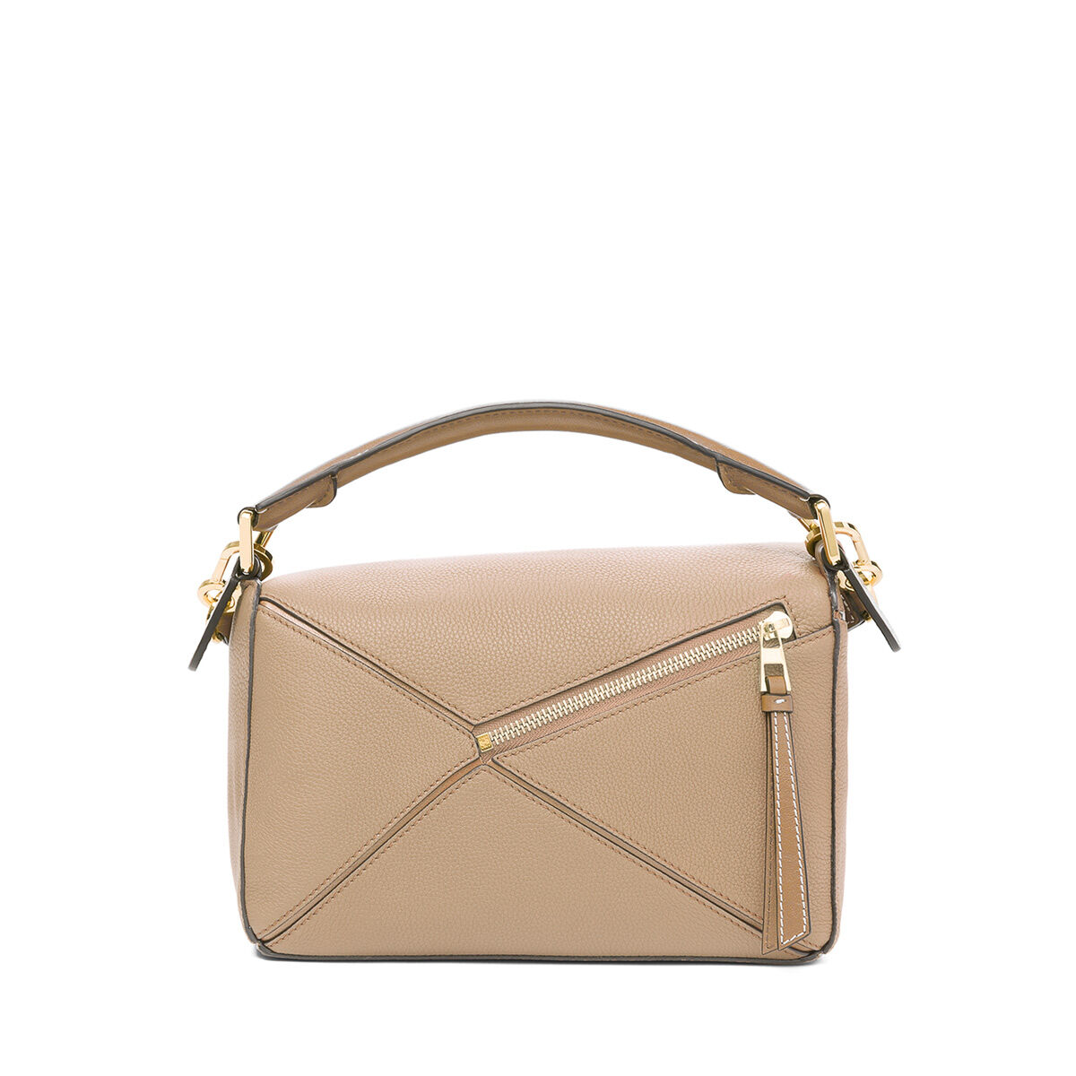 Puzzle Small Bag Sand/Mink Color - LOEWE