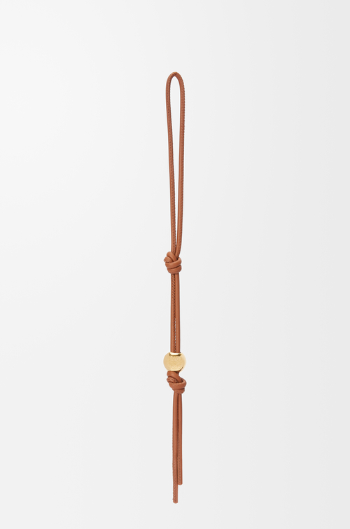 Personalisation strap in classic calfskin Tan/Gold - LOEWE