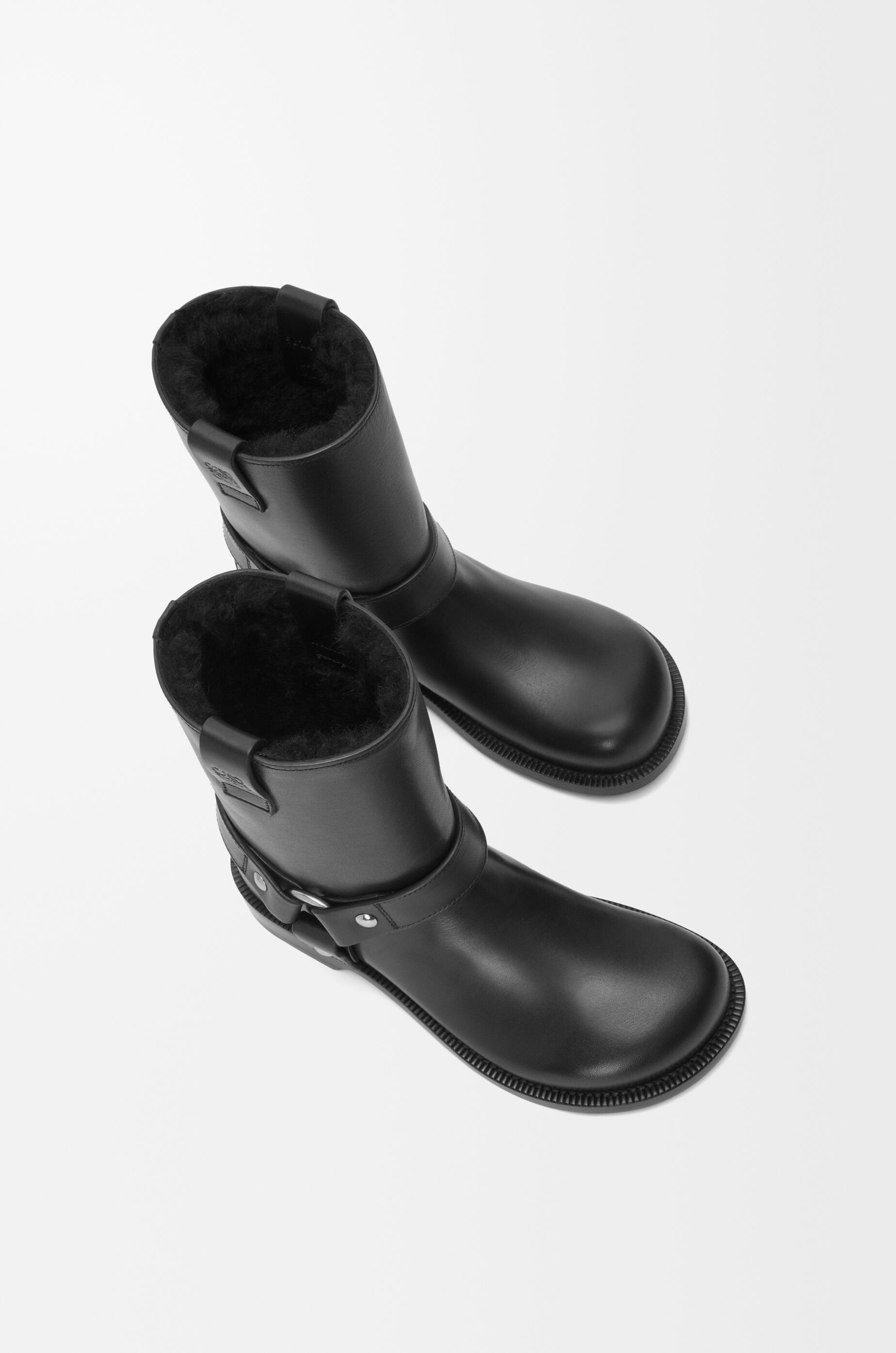 Campo boot in reverse shearling Black - LOEWE