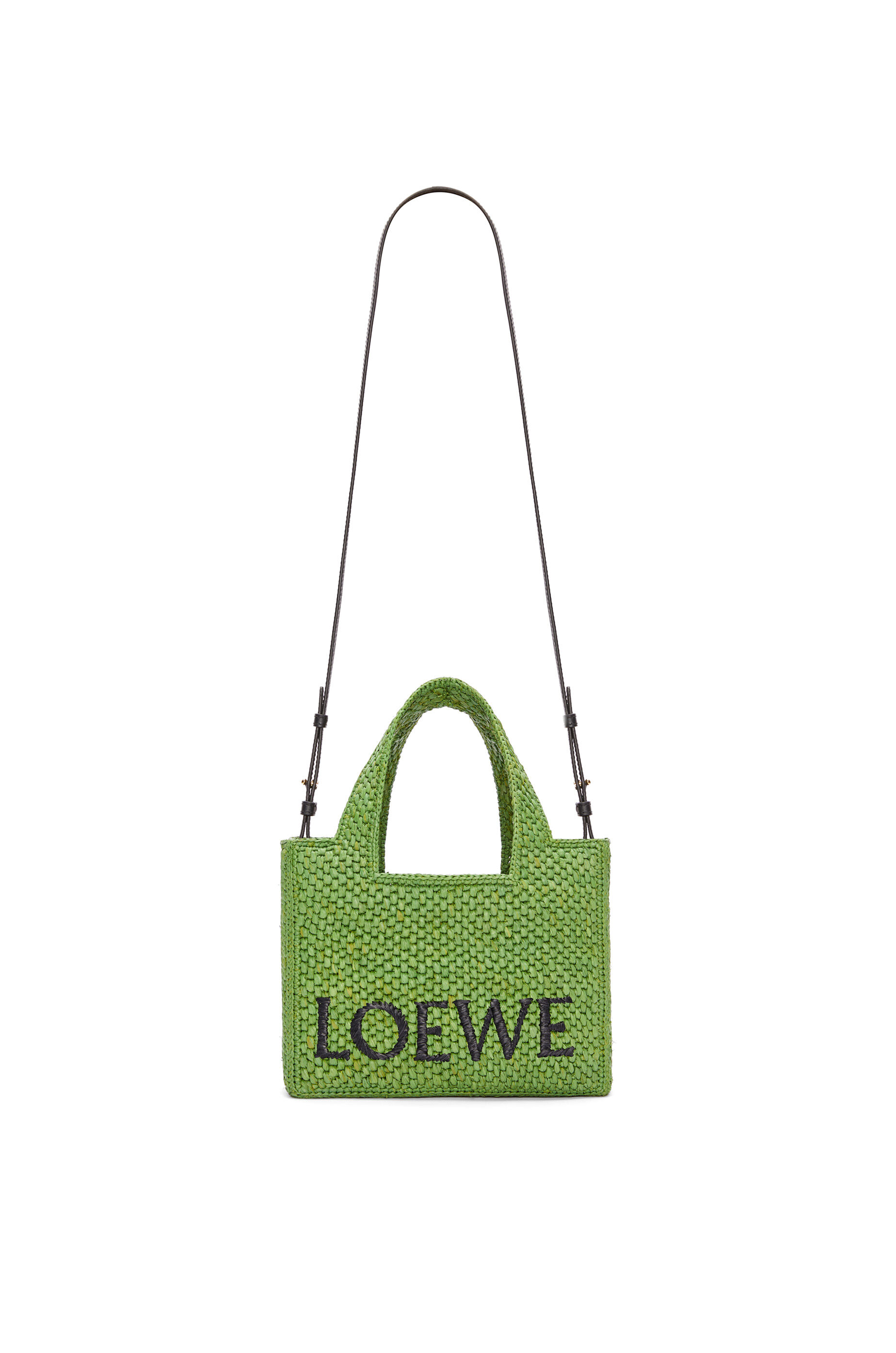 Bolso LOEWE Font Tote pequeño en rafia Verde - LOEWE
