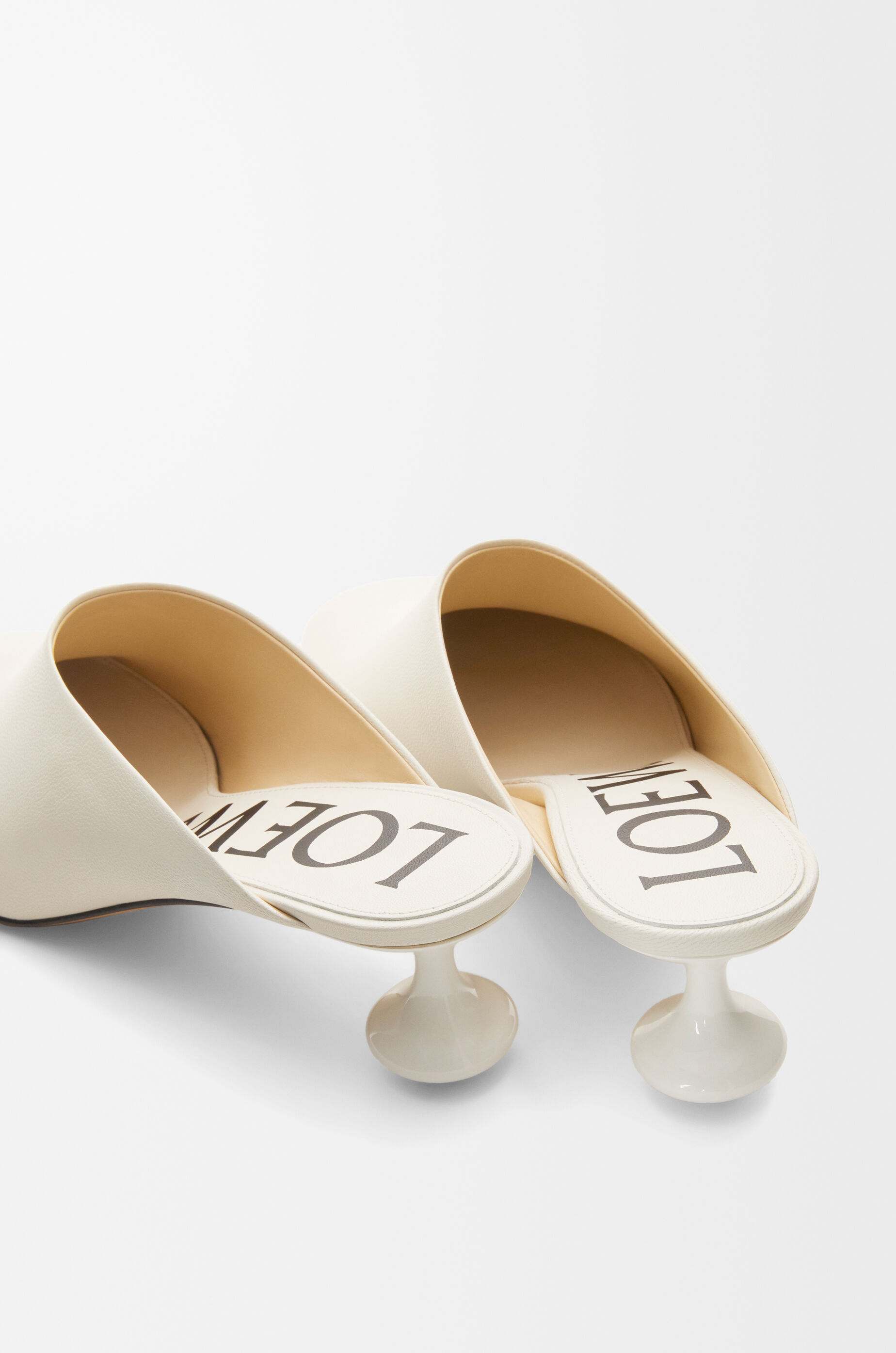 Toy mule in goatskin White - LOEWE