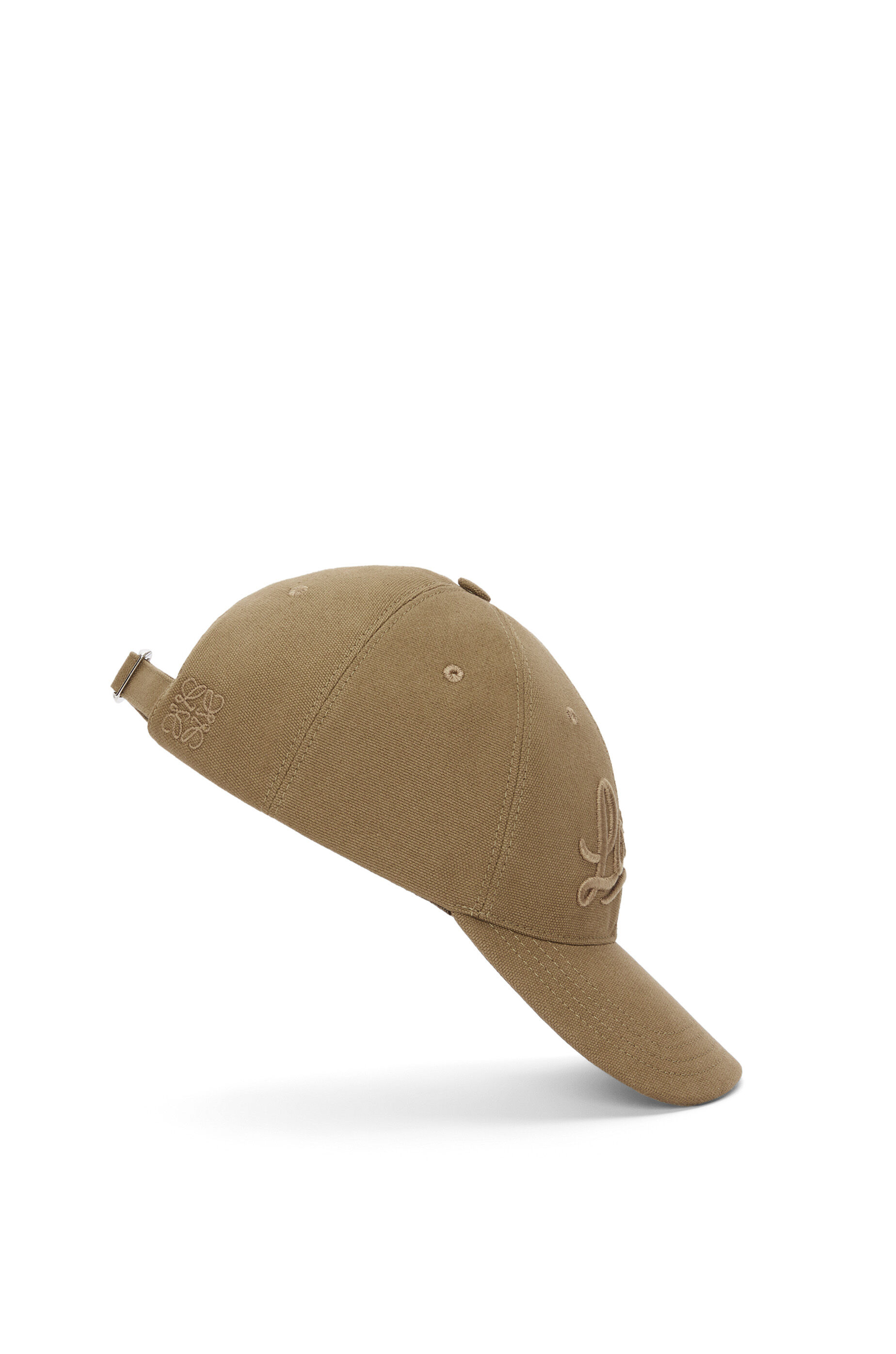 Cap in canvas Olive - LOEWE