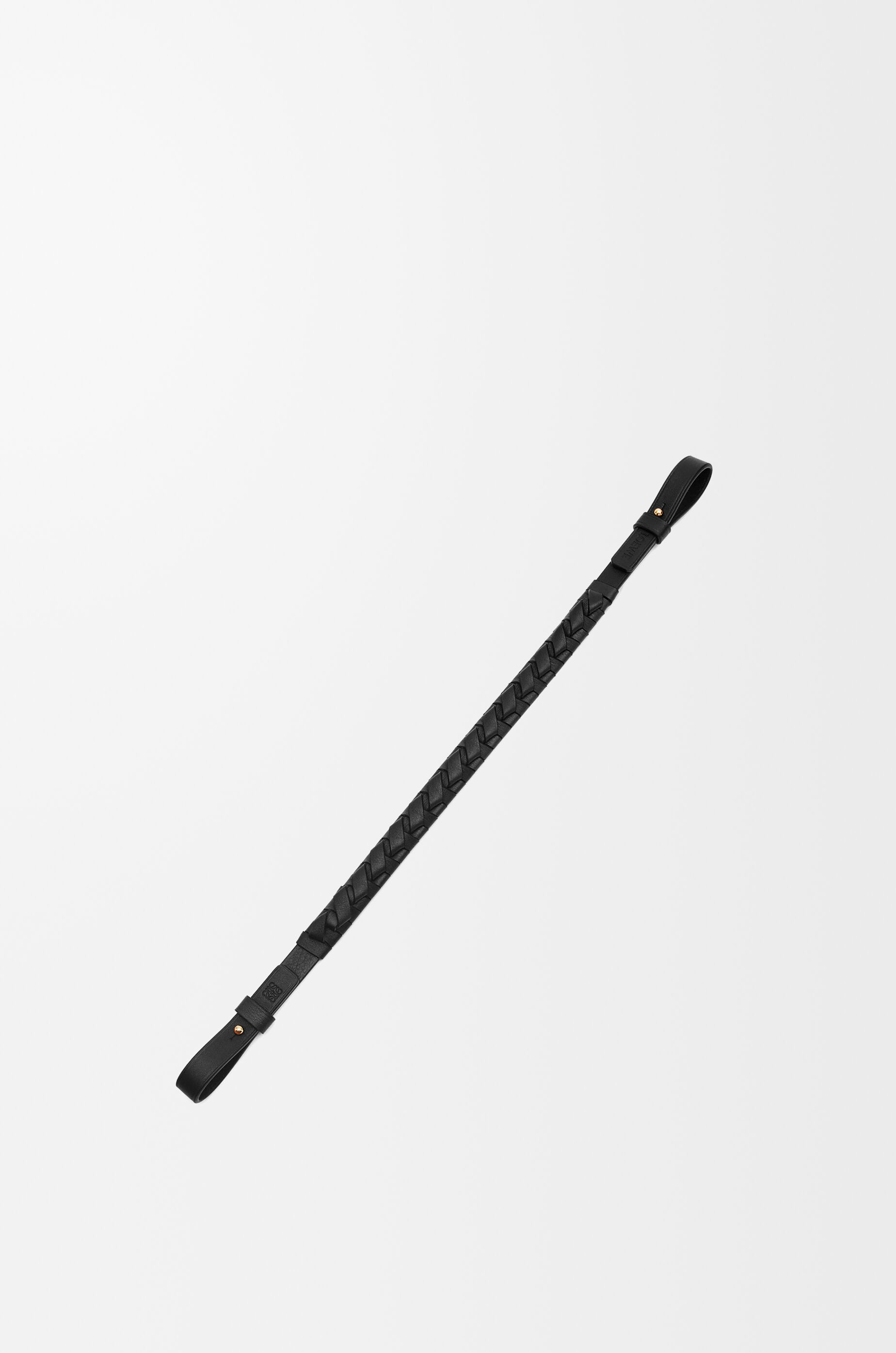 Woven spiral strap in classic calfskin Black - LOEWE