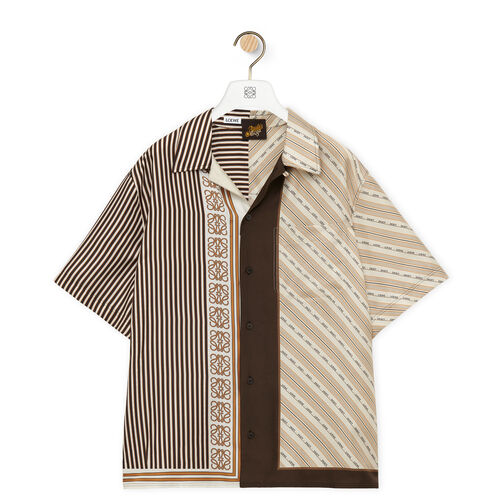 Men designer shirt | Luxury printed and overshirt for men | Loewe - LOEWE