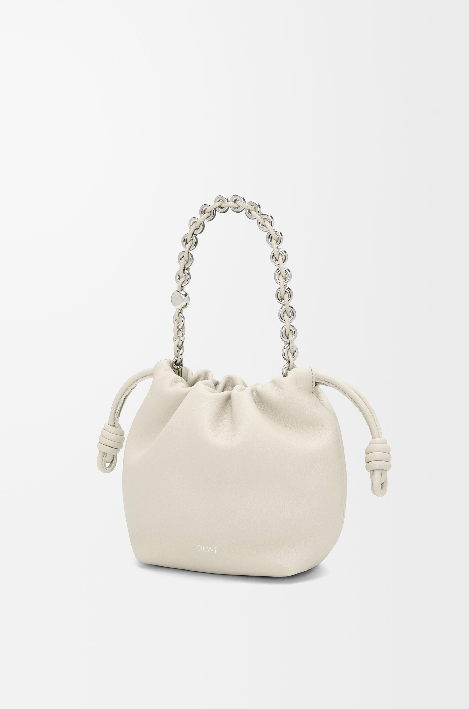 Mini Flamenco Purse bag in mellow nappa lambskin Sea Salt - LOEWE