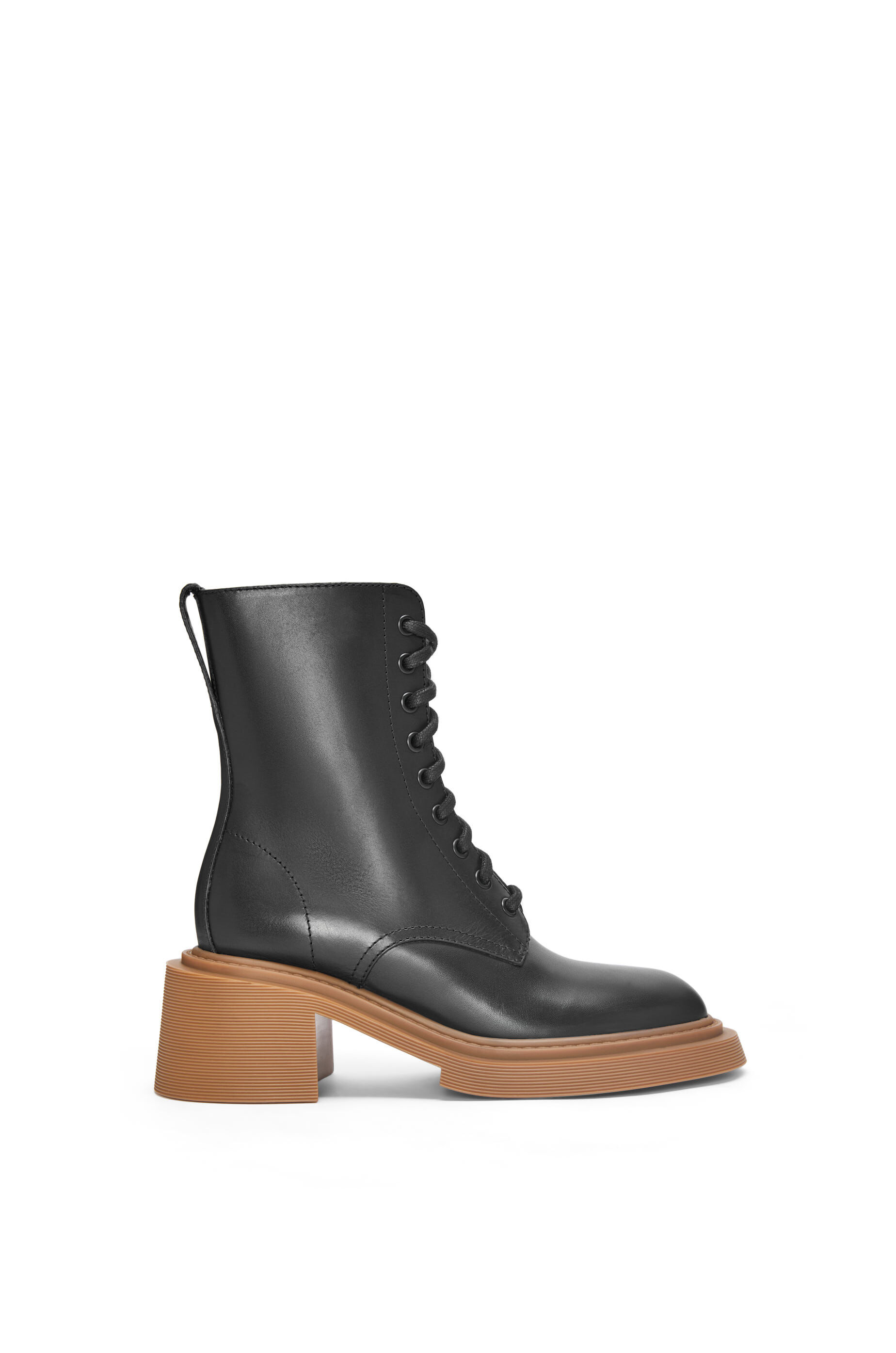 Combat boot in calfskin Black - LOEWE