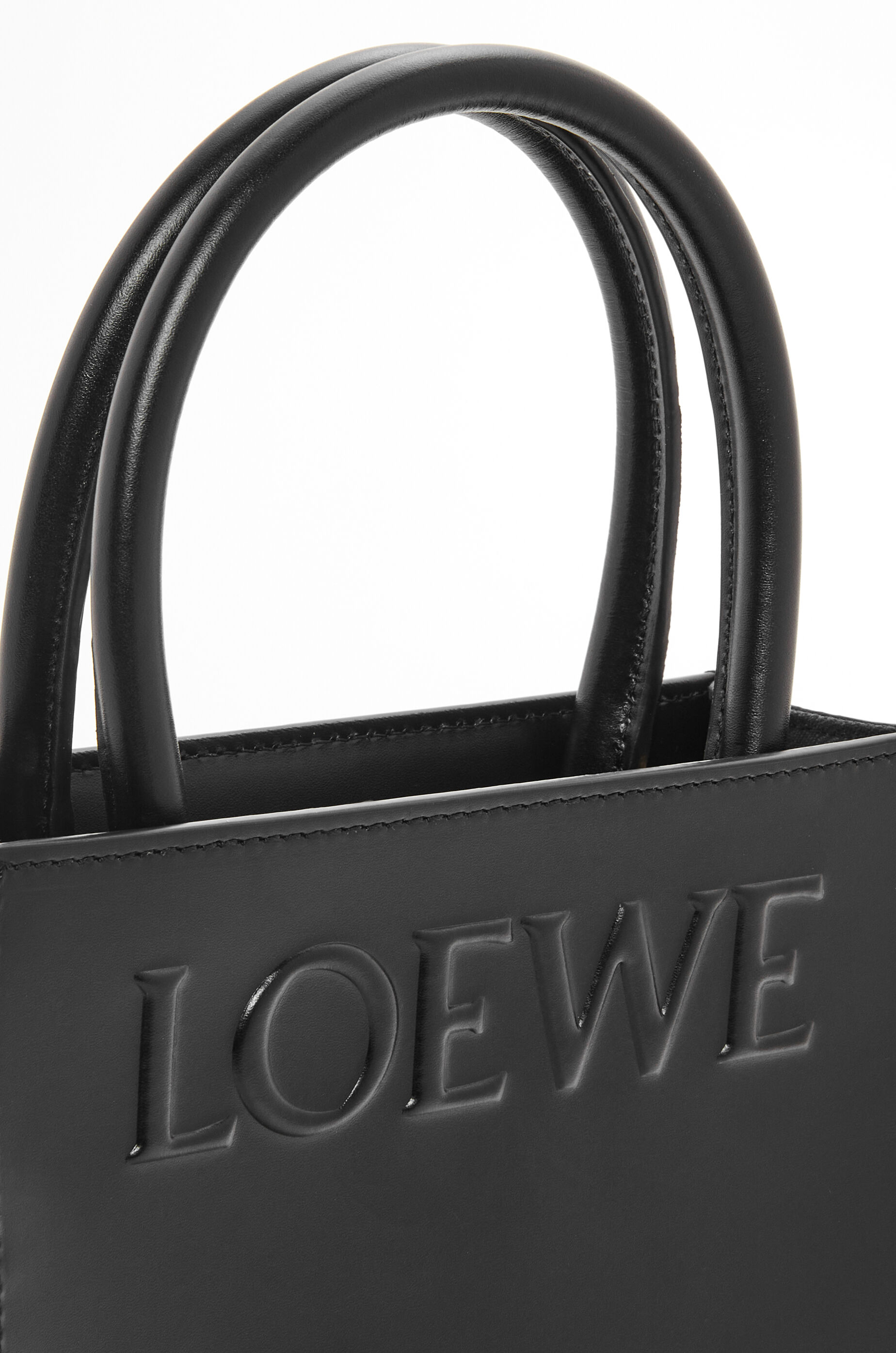 Bolso Standard Tote A5 en piel de ternera Negro - LOEWE