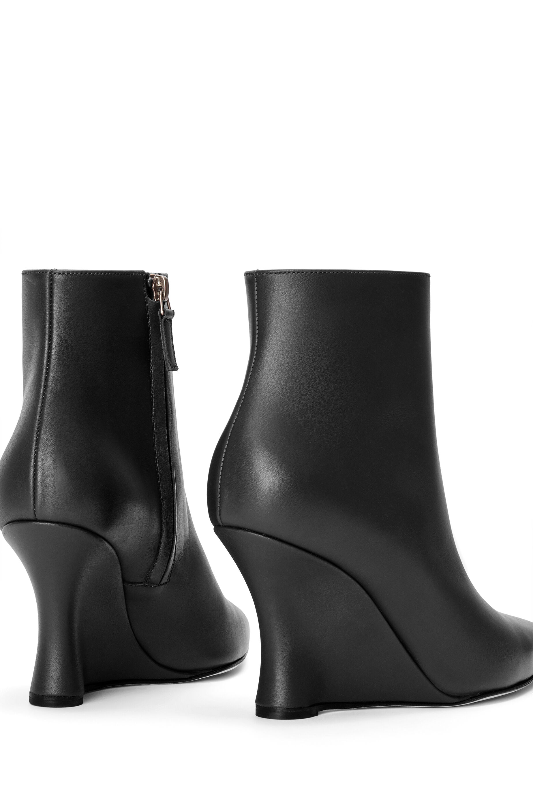Wedge ankle boot in calfskin Black - LOEWE