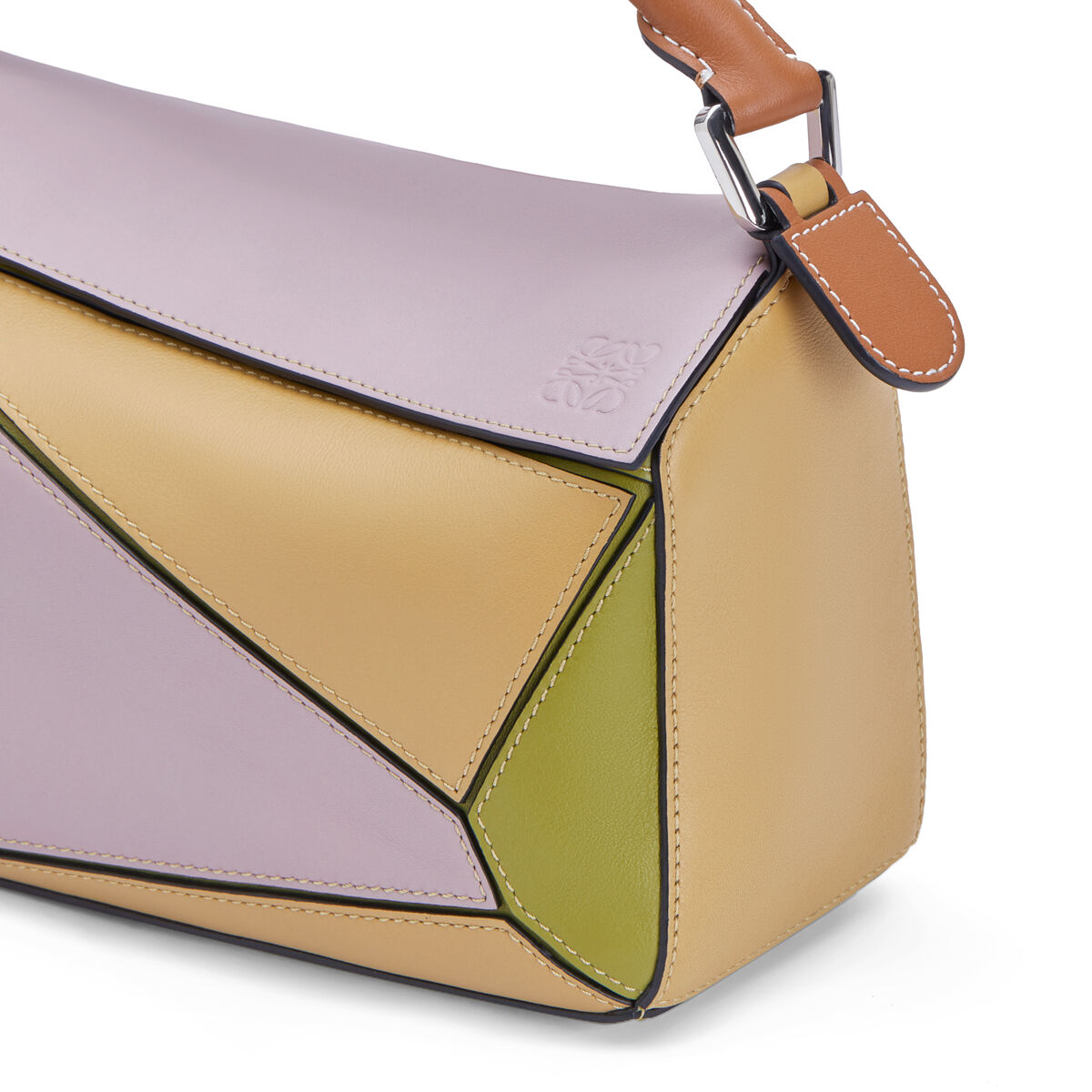 Puzzle Small Bag Lilac/Gold - LOEWE
