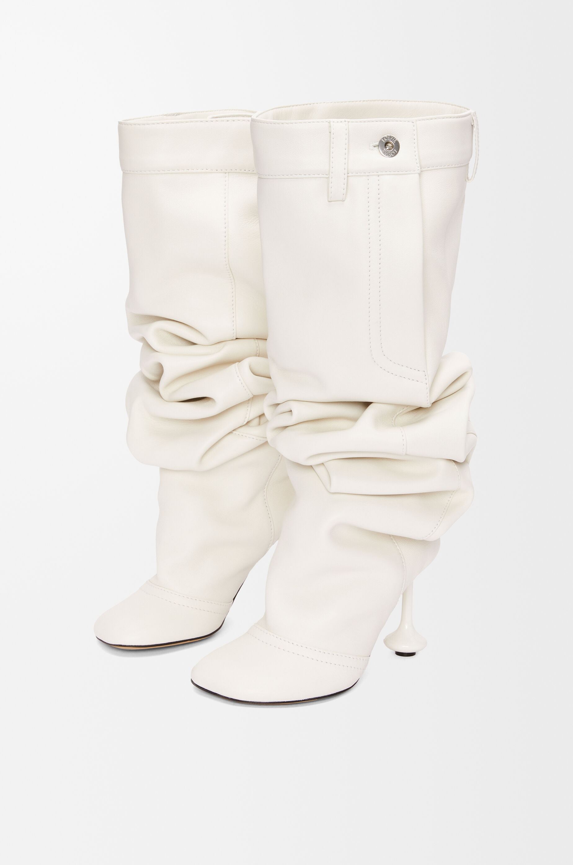 Toy over the knee boot in nappa lambskin Anthurium White - LOEWE