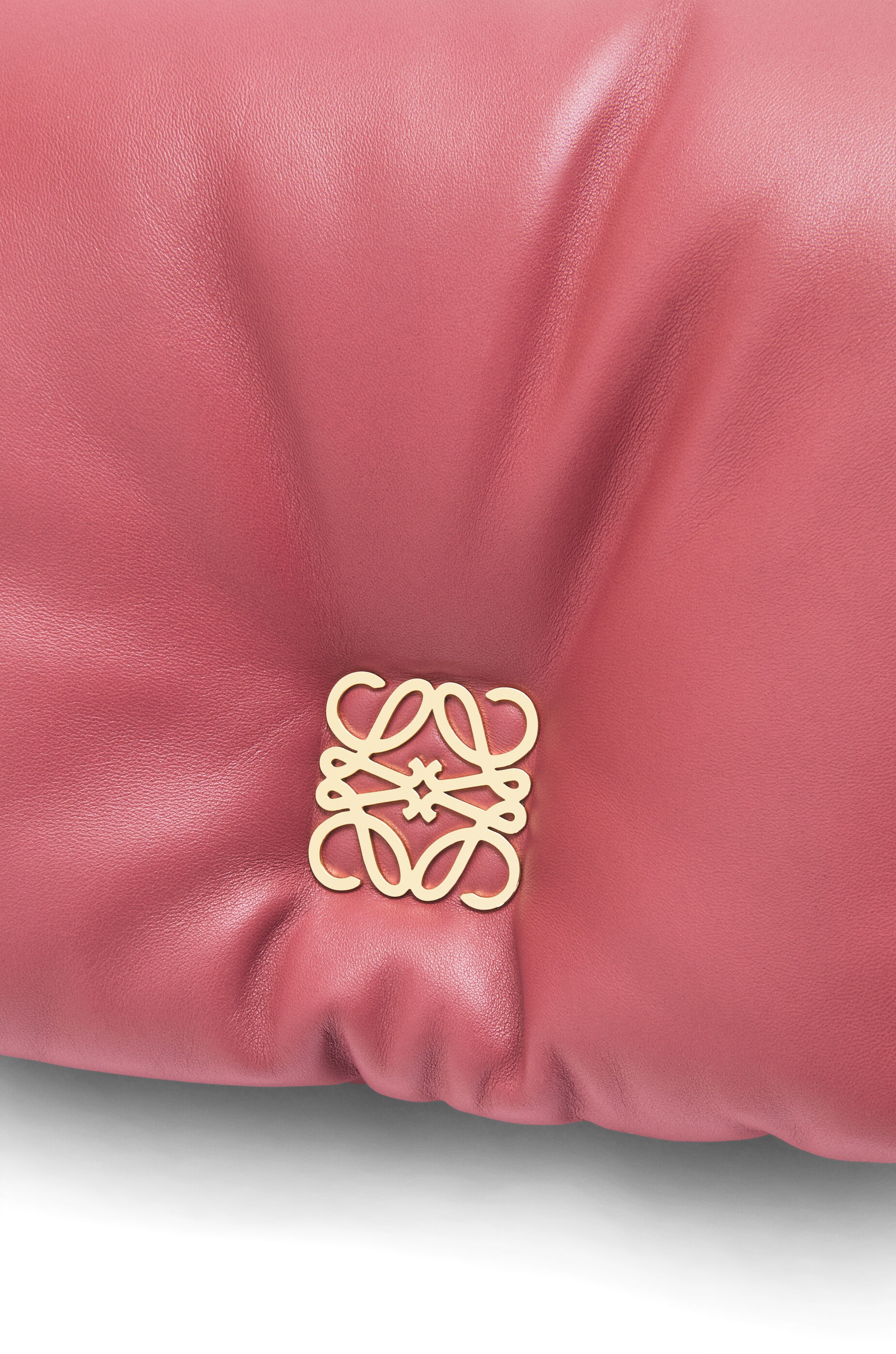 Puffer Goya bag in shiny nappa lambskin Plumrose - LOEWE