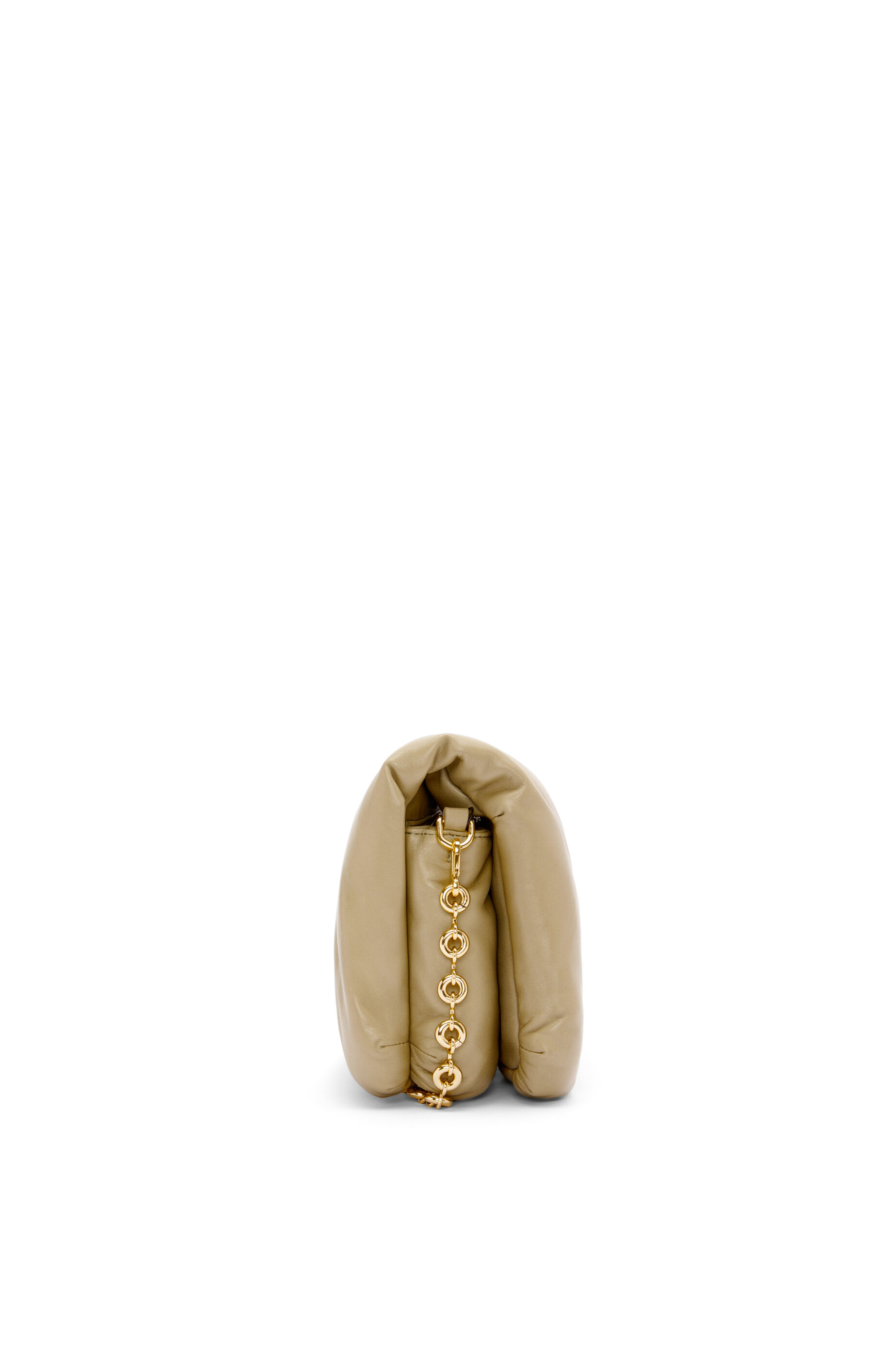 Puffer Goya bag in shiny nappa lambskin Clay Green - LOEWE