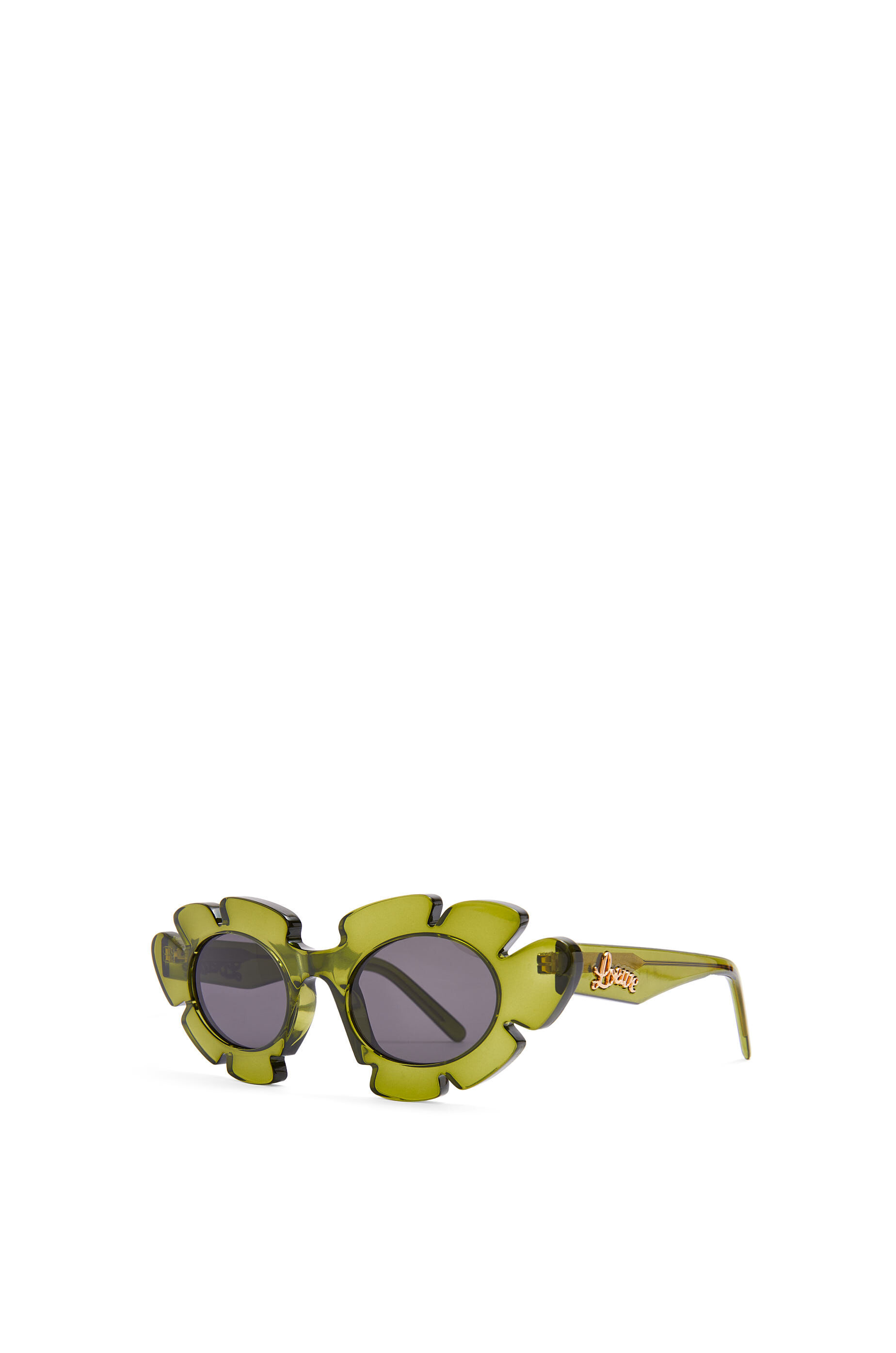 Flower sunglasses Cactus Green - LOEWE
