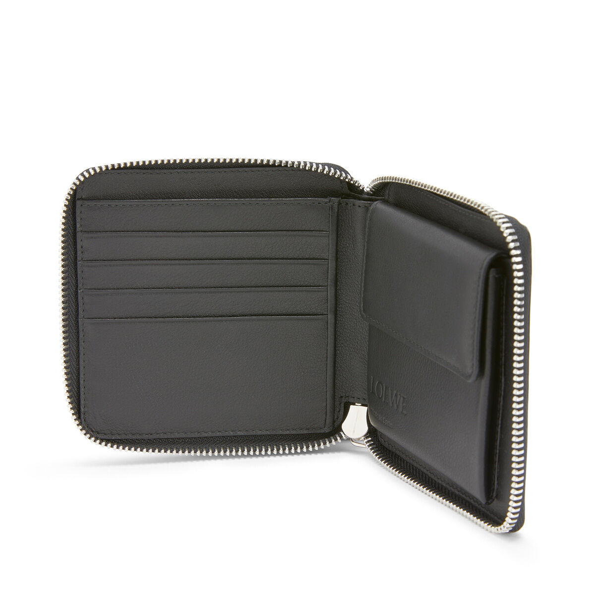 Puzzle Square Zip Wallet Blue Multitone - LOEWE