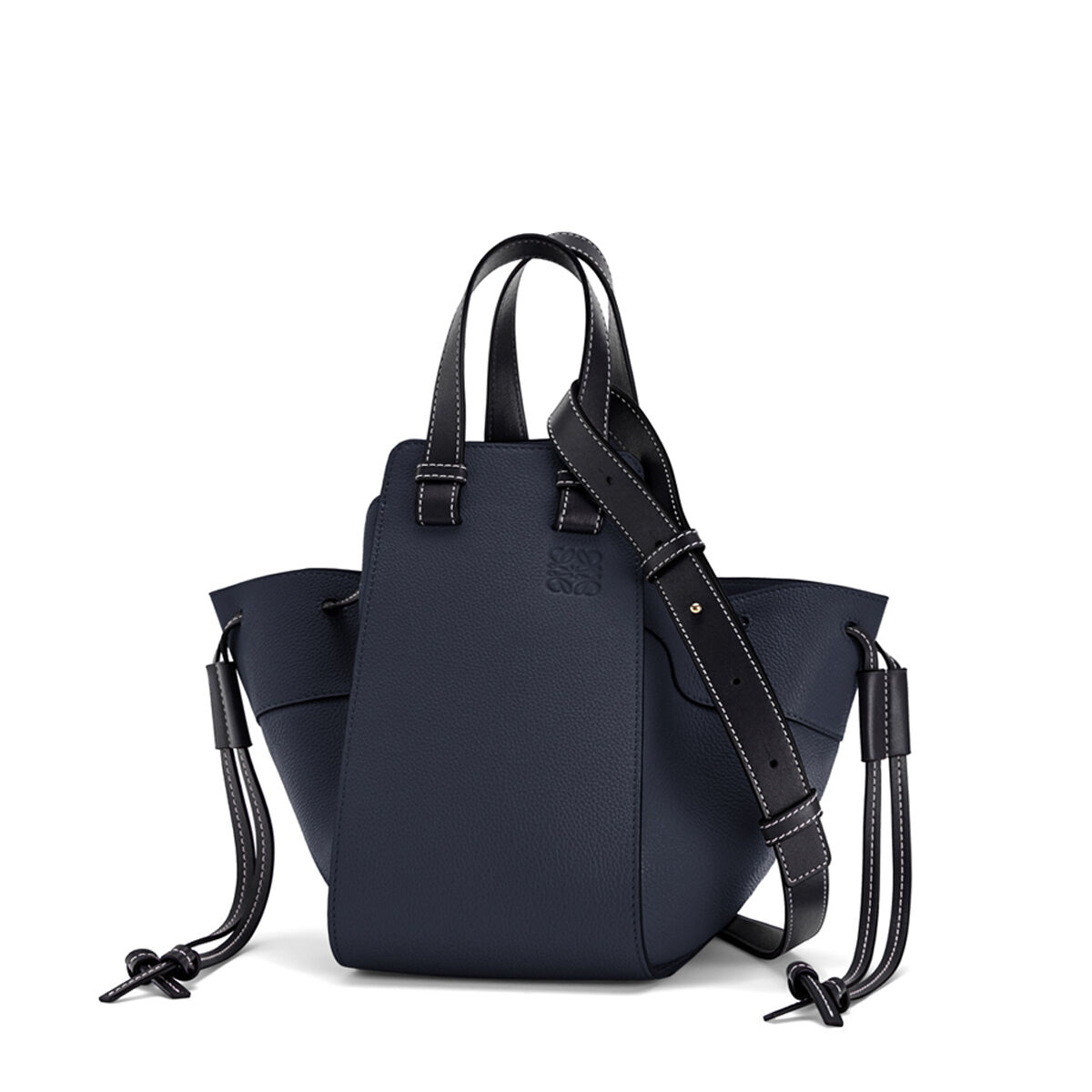 Hammock Drawstring Small Bag Midnight Blue/Black - LOEWE