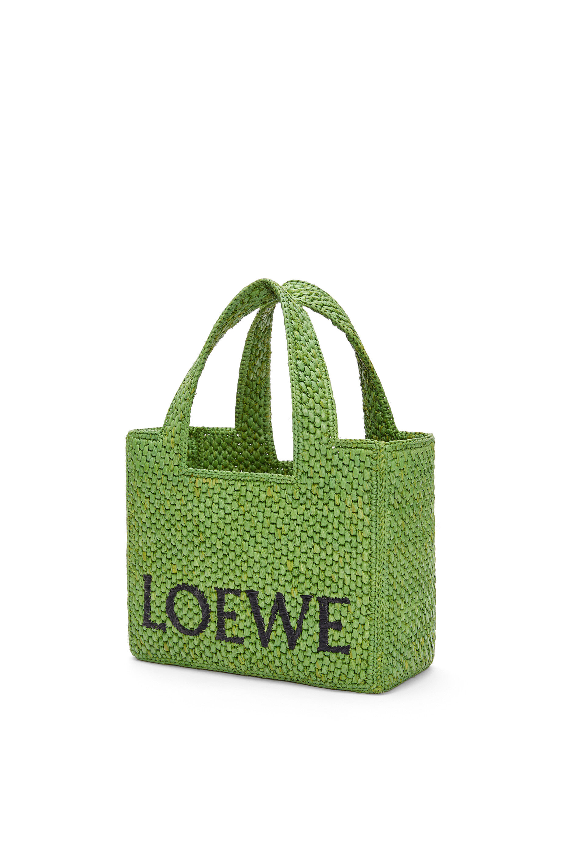 Bolso LOEWE Font Tote pequeño en rafia Verde - LOEWE