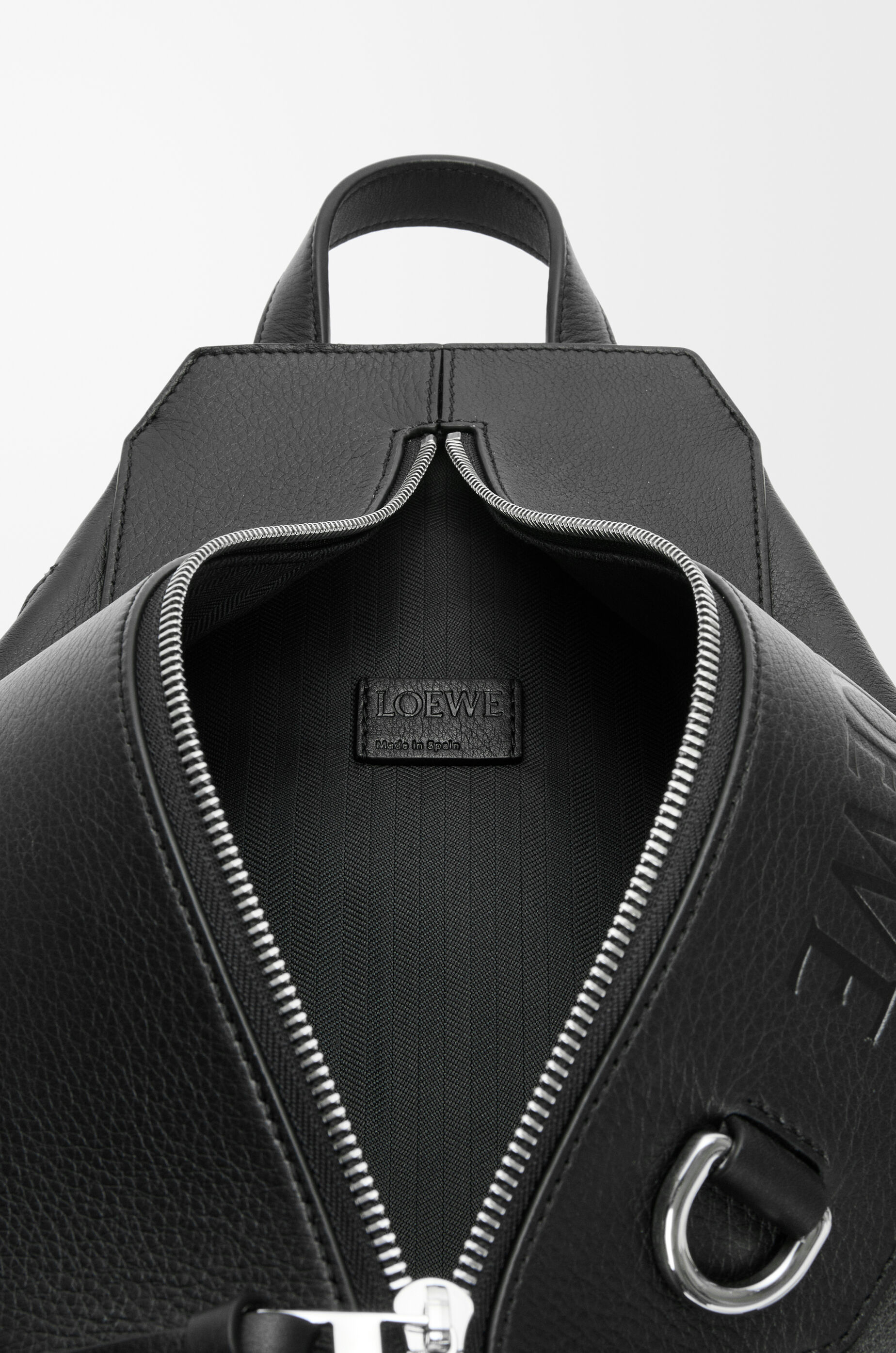 Small Convertible backpack in classic calfskin Black - LOEWE