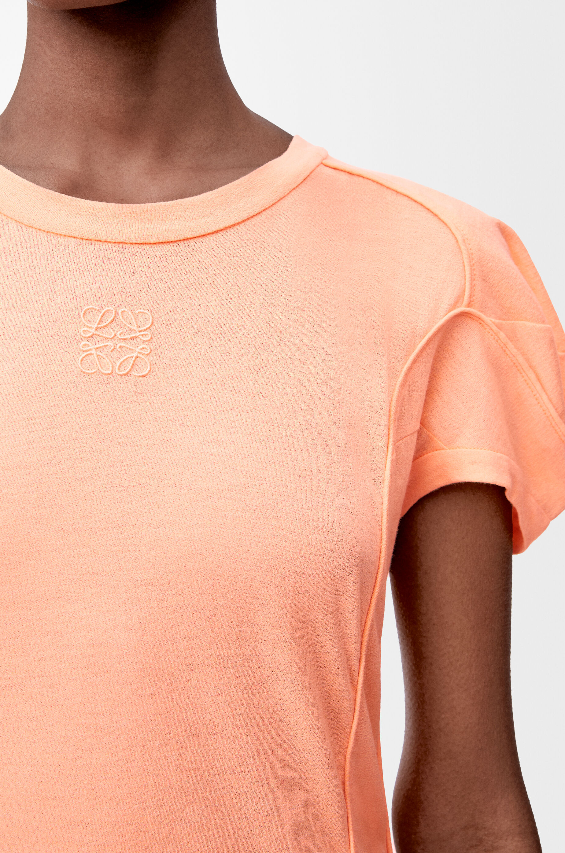 Dress in cotton blend Orange - LOEWE Dress in cotton blend Orange - LOEWE