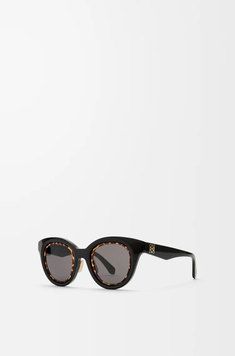 Mini Anagram Butterfly sunglasses Black - LOEWE Japan official website