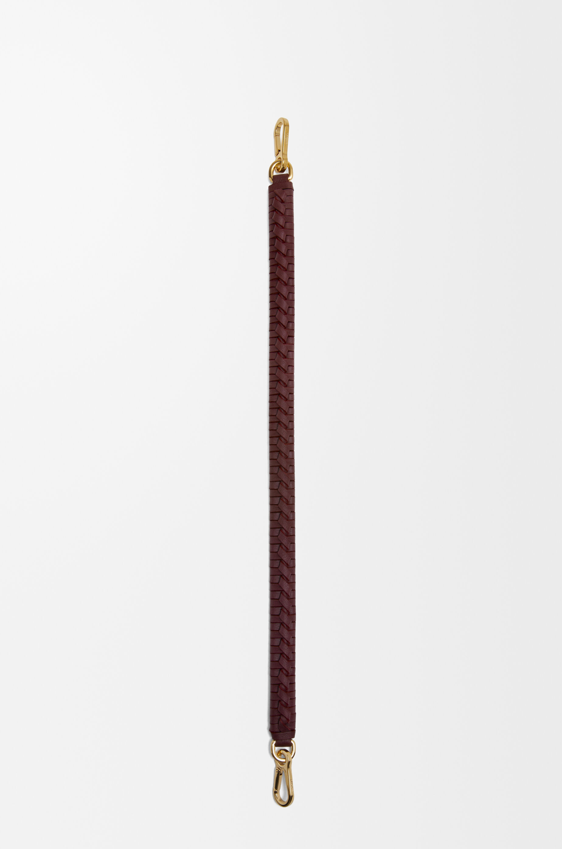 Woven spiral strap in classic calfskin Dark Burgundy - LOEWE