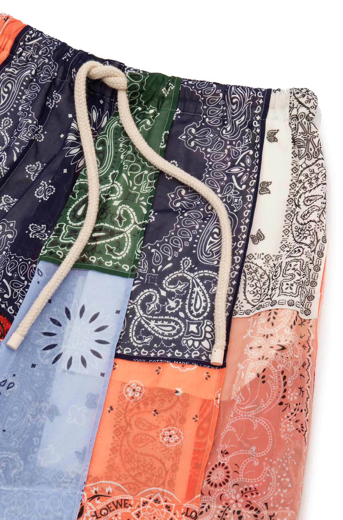 Trousers Bandana Patchwork Multicolor - LOEWE