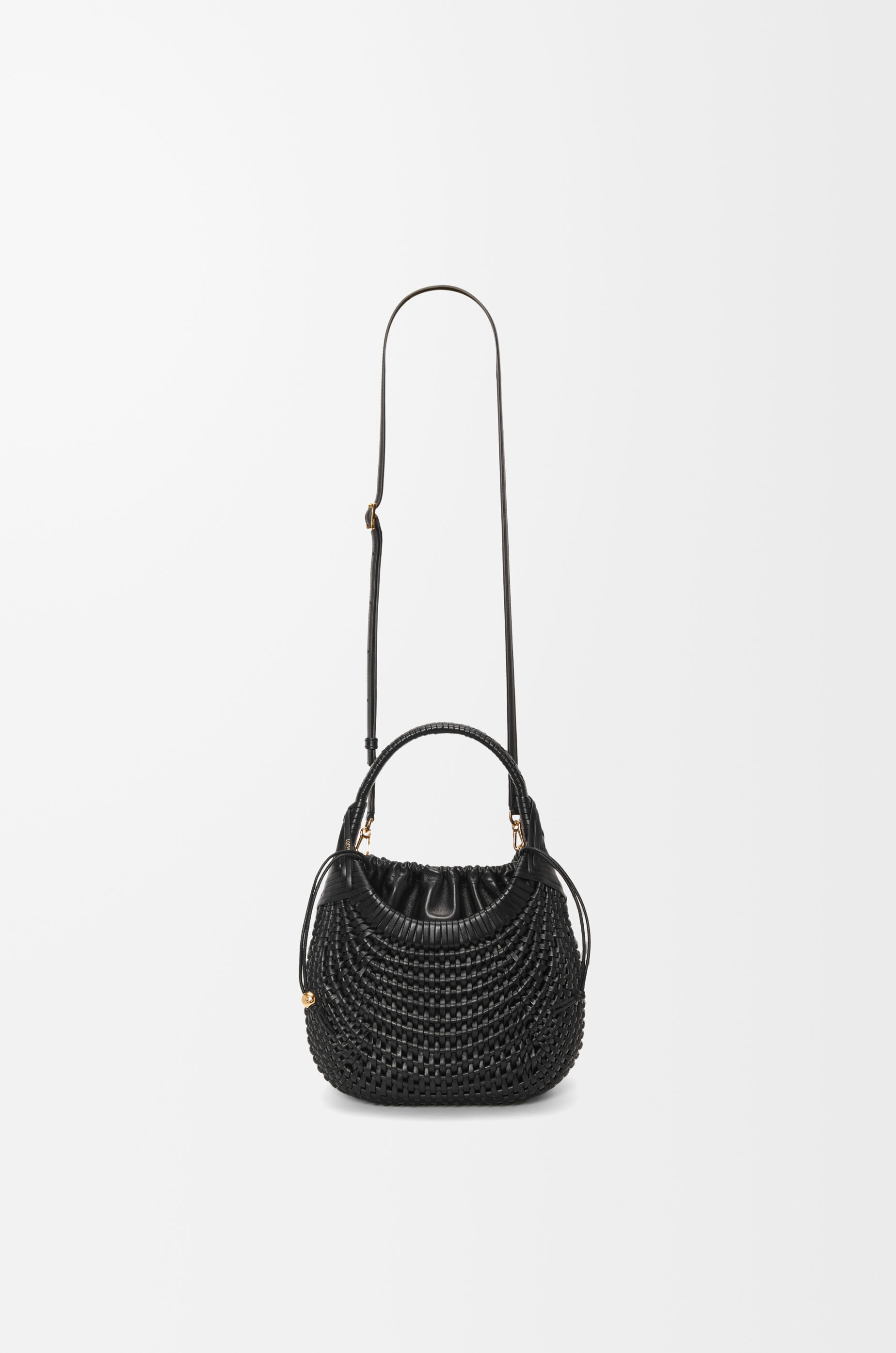 Diamond Hobo bag in calfskin Black - LOEWE